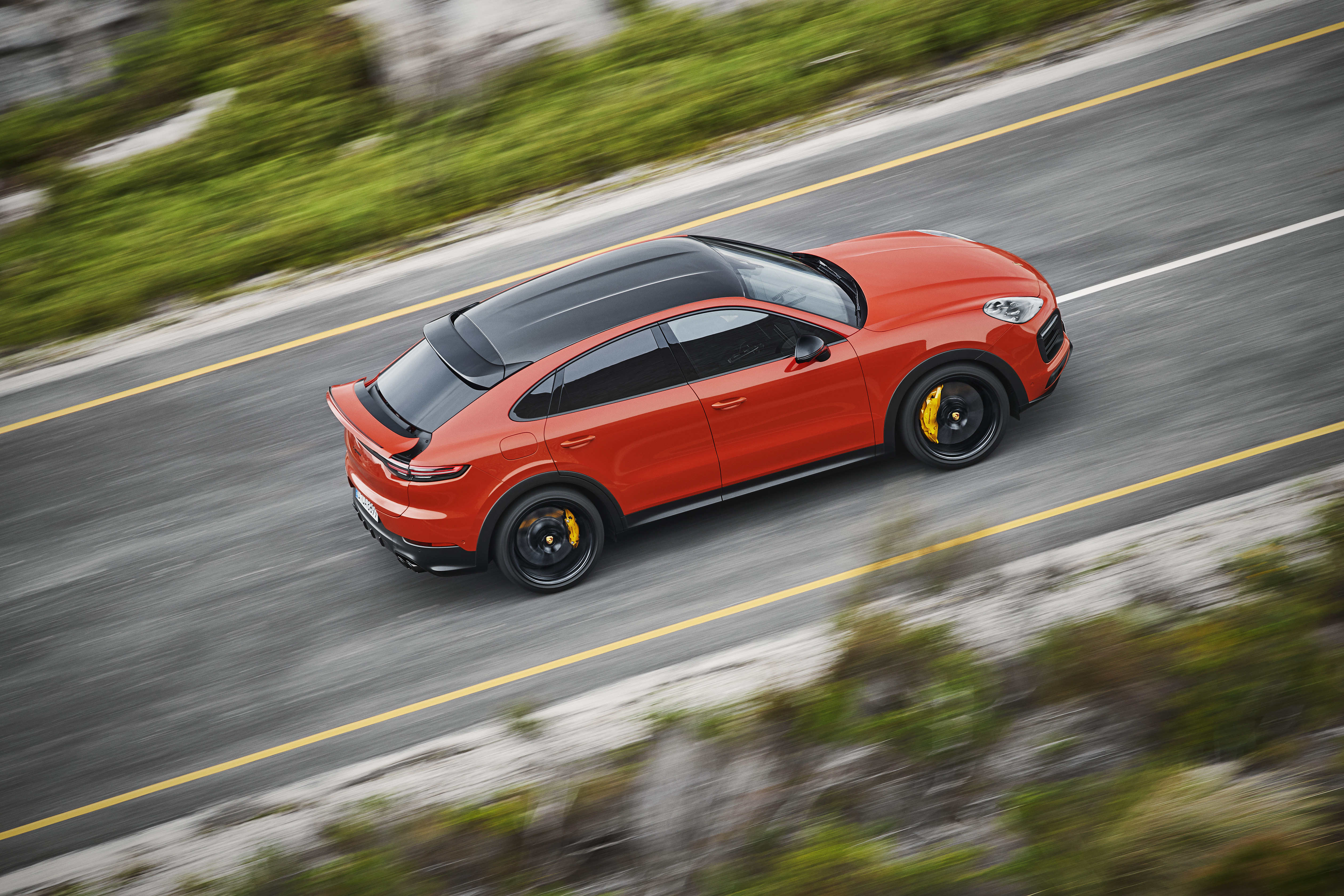 Download SUV Orange Car Car Porsche Vehicle Porsche Cayenne 4k Ultra HD ...