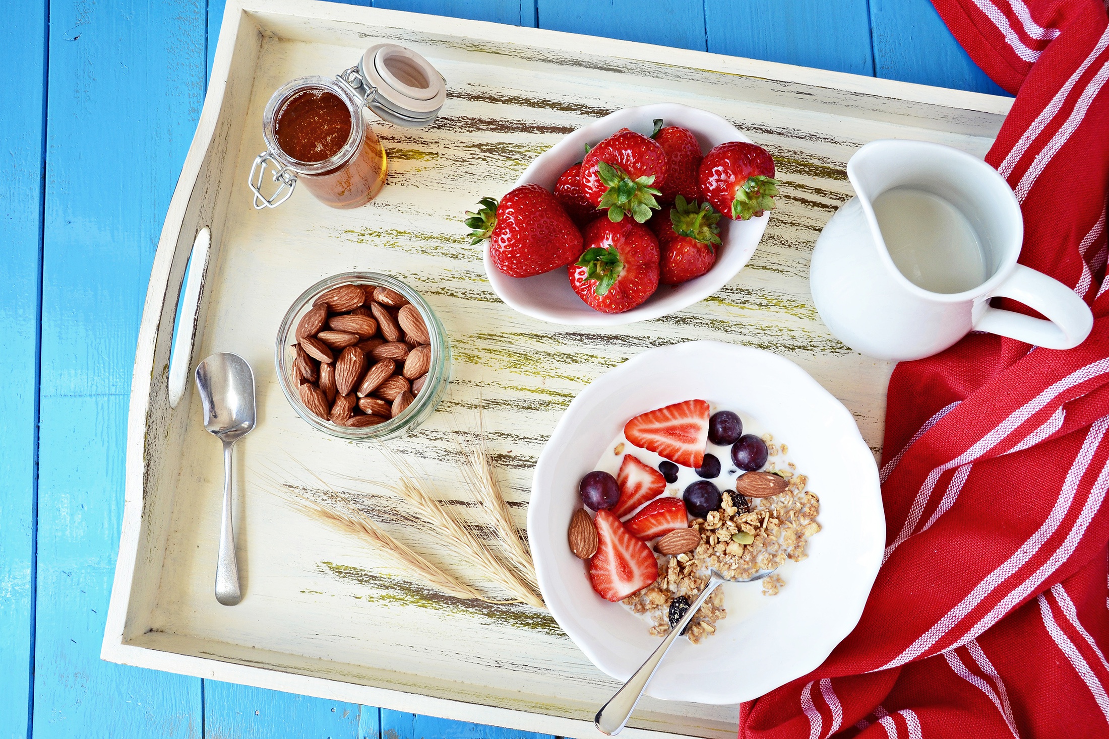 Morning Breakfast Fruit Wallpaper
