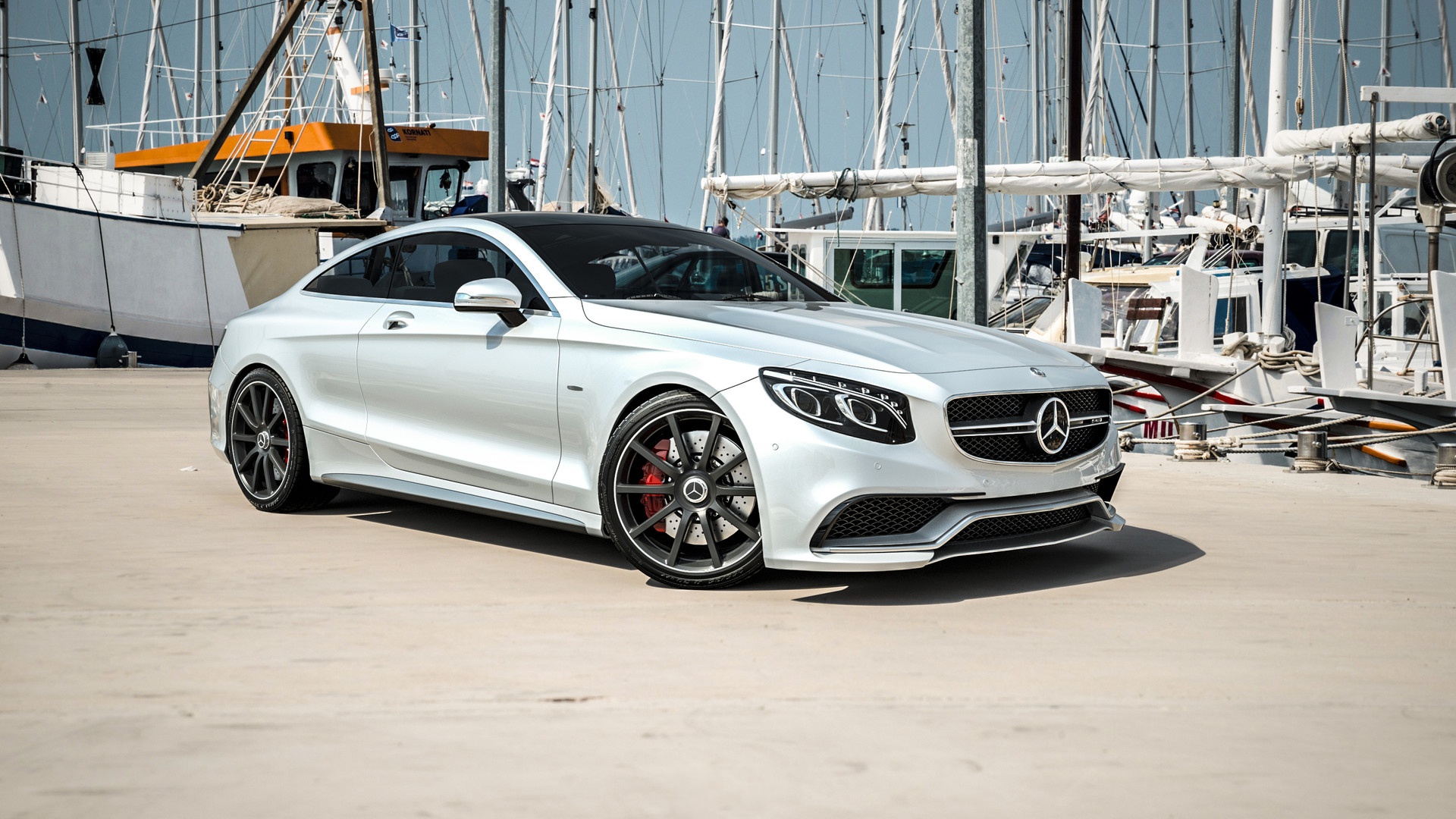 Download White Car Car Mercedes-Benz Vehicle Mercedes-Benz S63 AMG HD ...