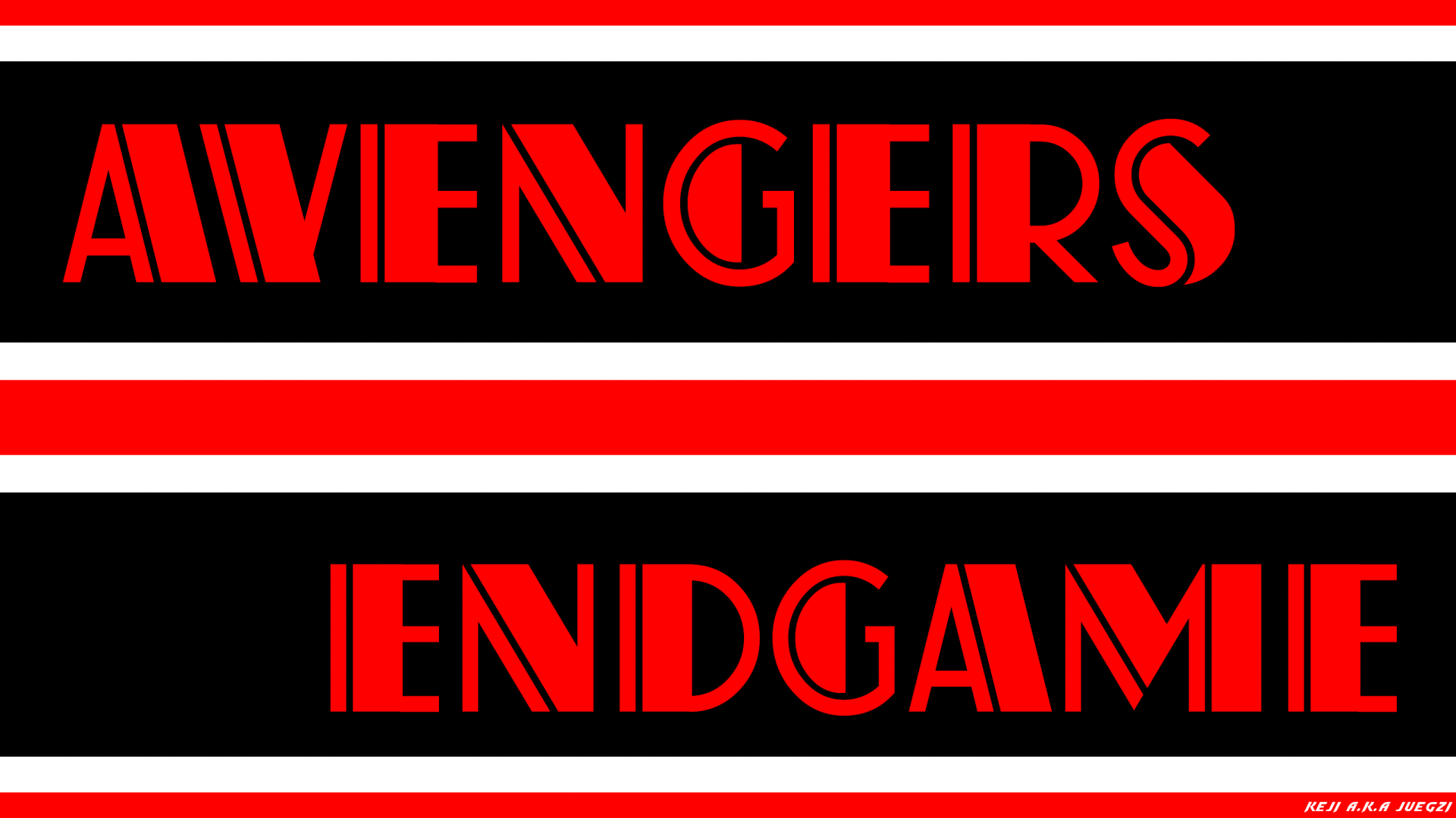 Avengers Endgame text by KEJI | 2560x1440 | Wallpaper Abyss