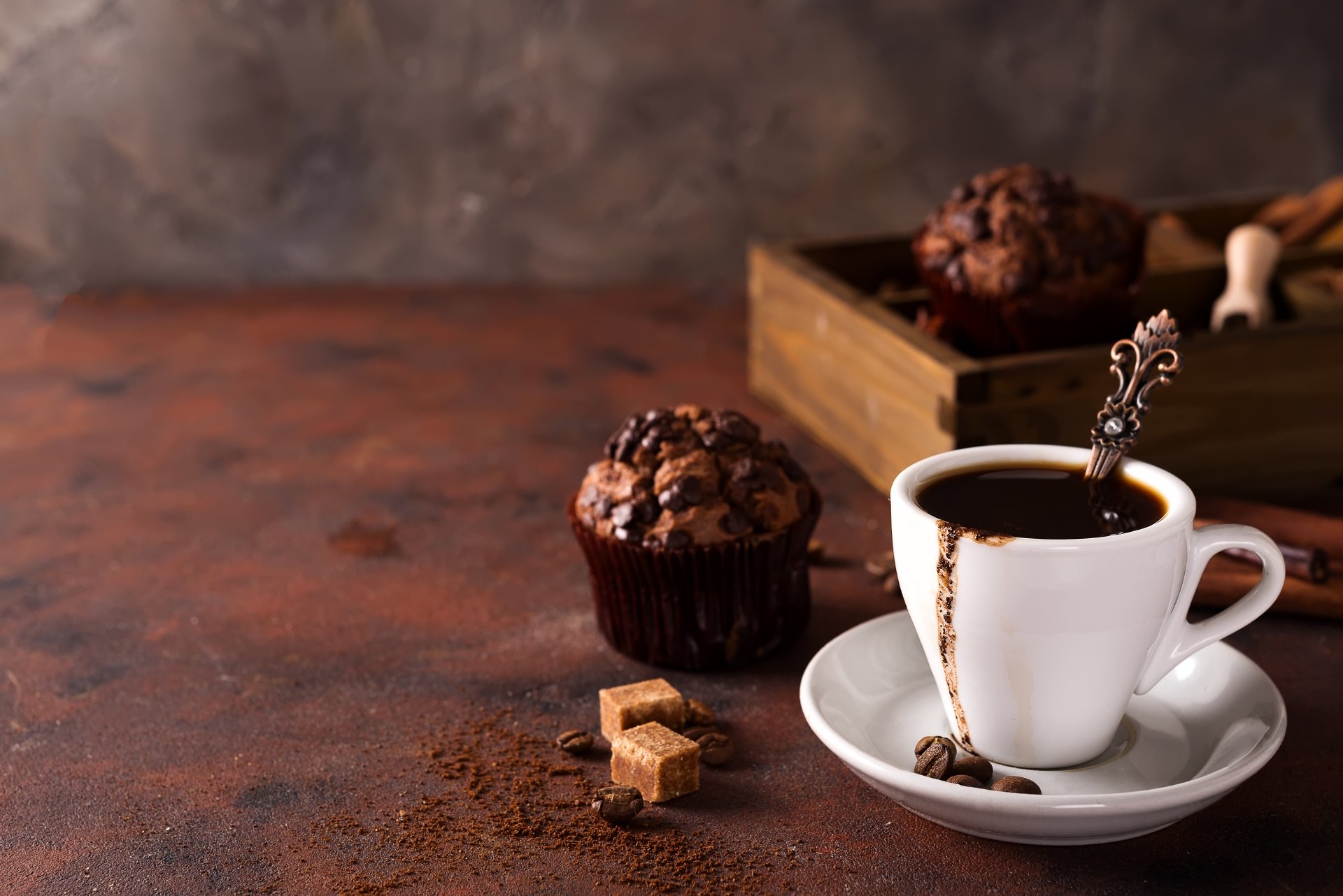 Download Cupcake Still Life Cup Food Coffee 4k Ultra HD Wallpaper ...