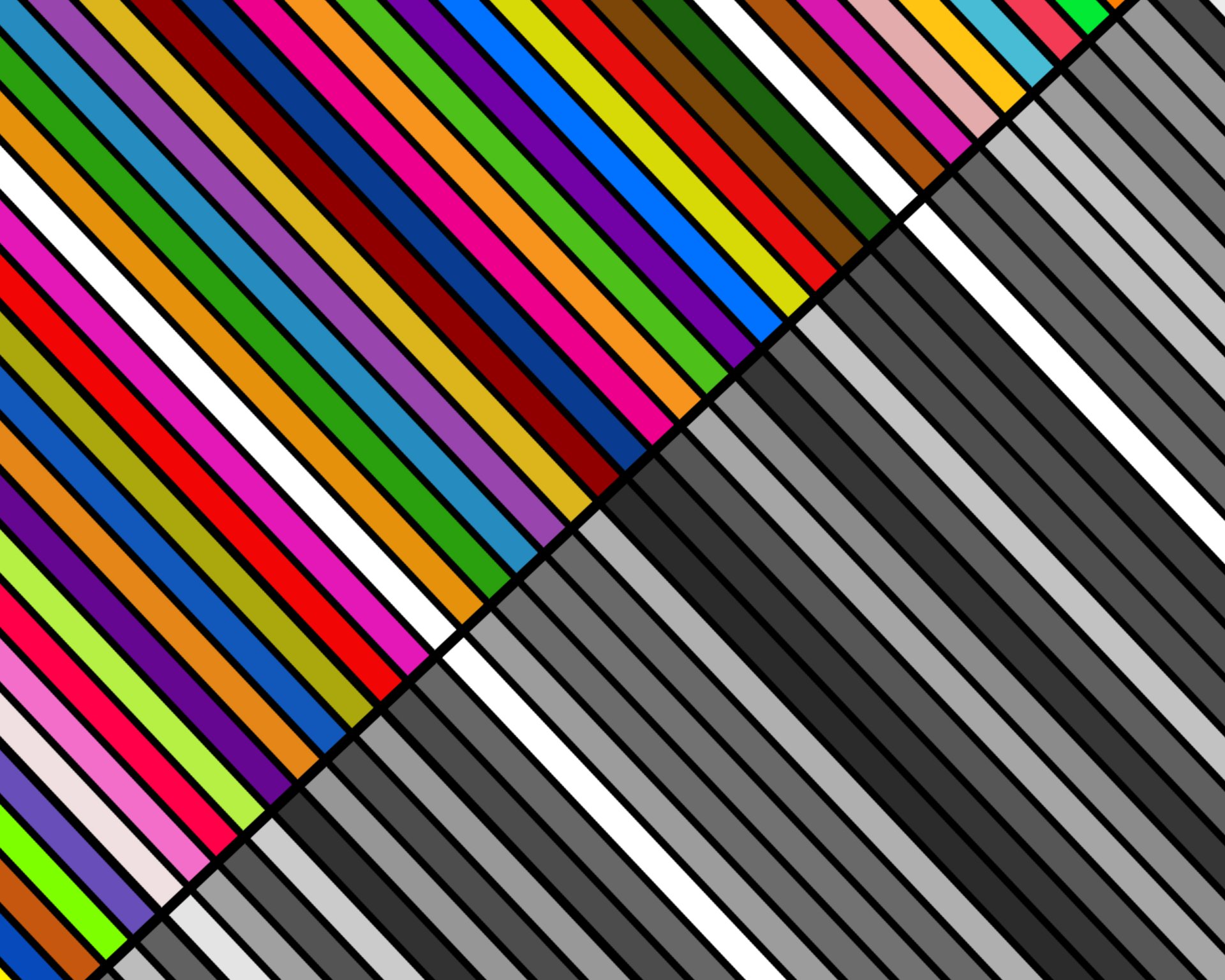Colorful lines 1 by Ahmad-Tamimi