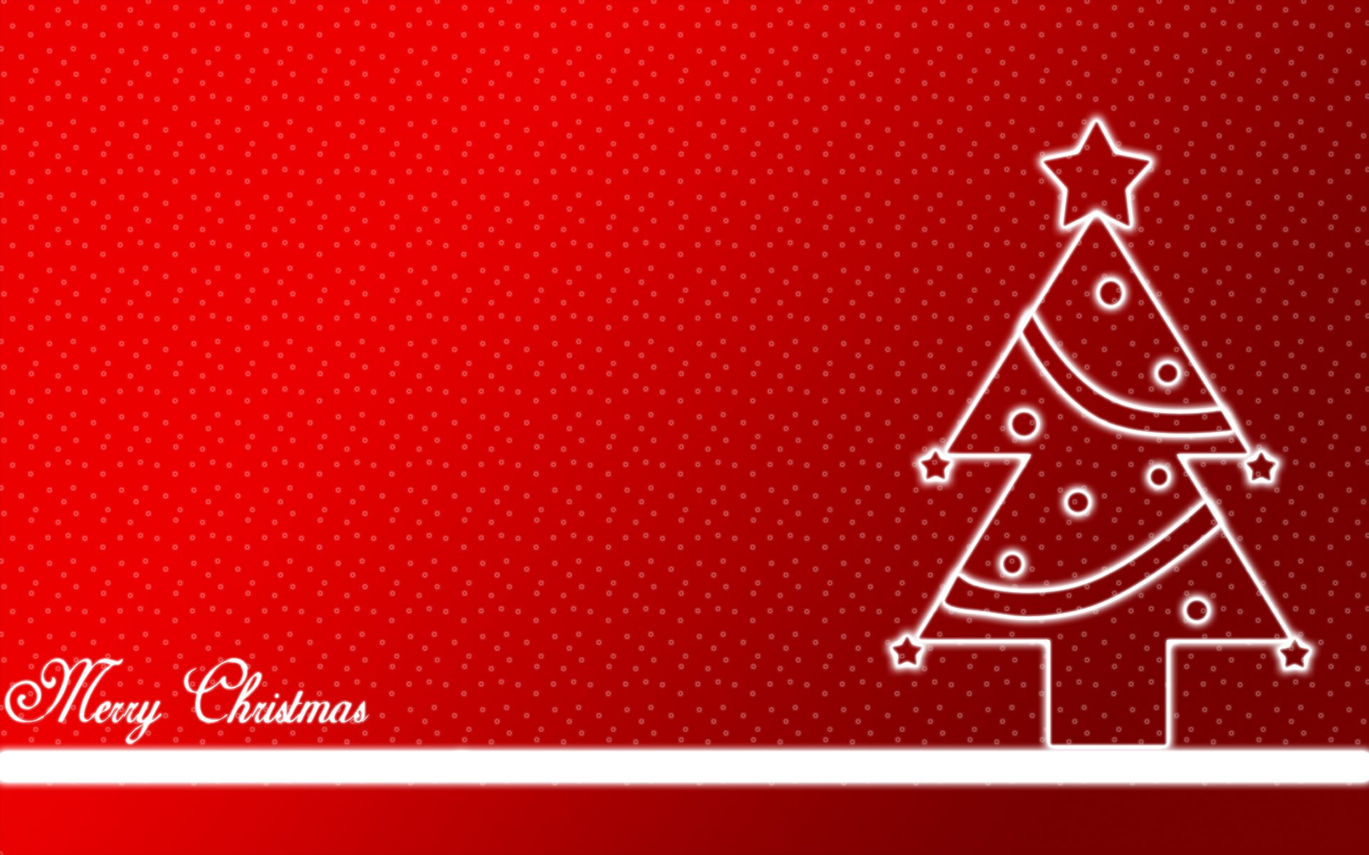 Download Merry Christmas Red Christmas Tree Holiday Christmas HD Wallpaper
