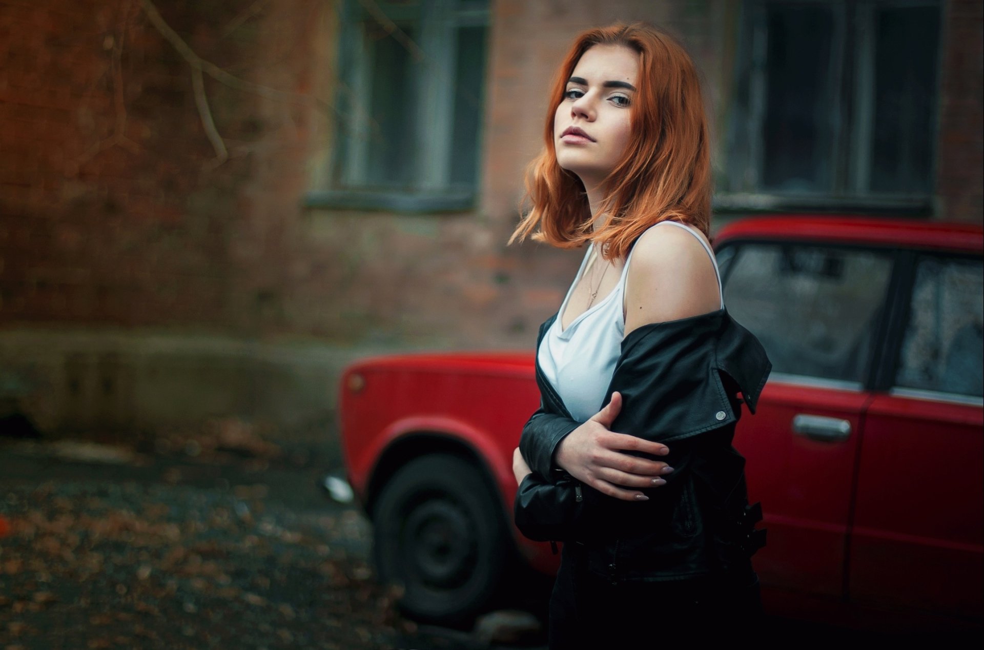 Download Redhead Woman Model HD Wallpaper by Igor Gorbach