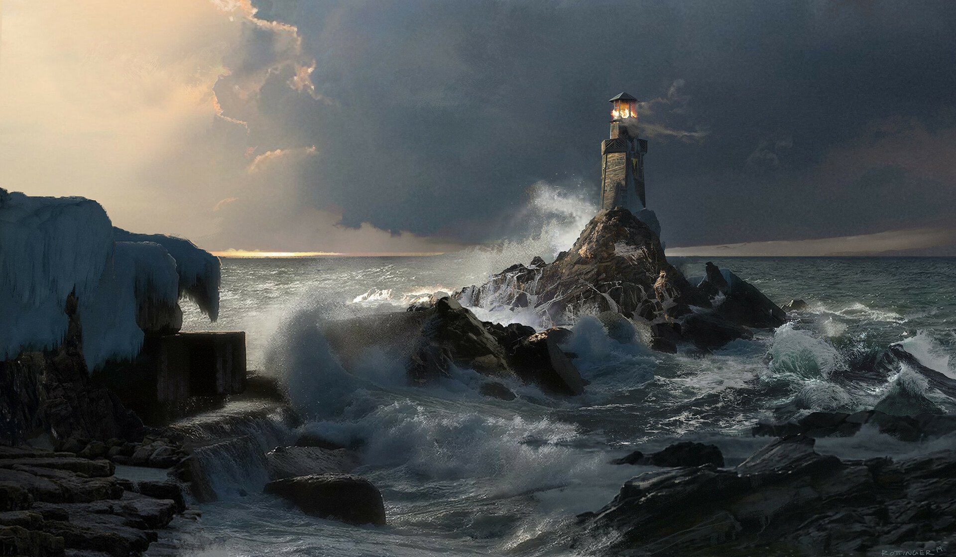 Dark Lighthouse Wallpapers