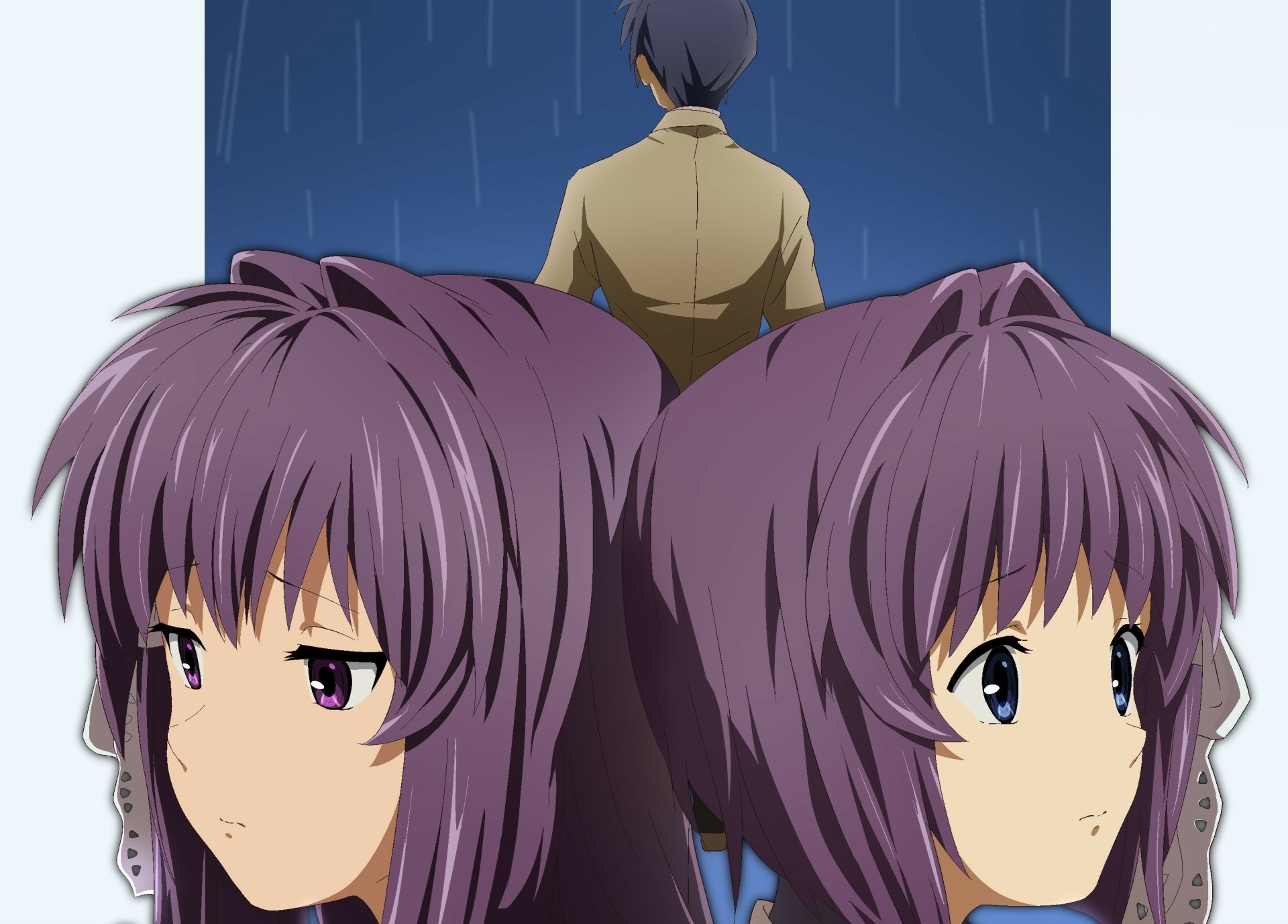 Download Kyou Fujibayashi Ryou Fujibayashi Tomoya Okazaki Anime Clannad ...