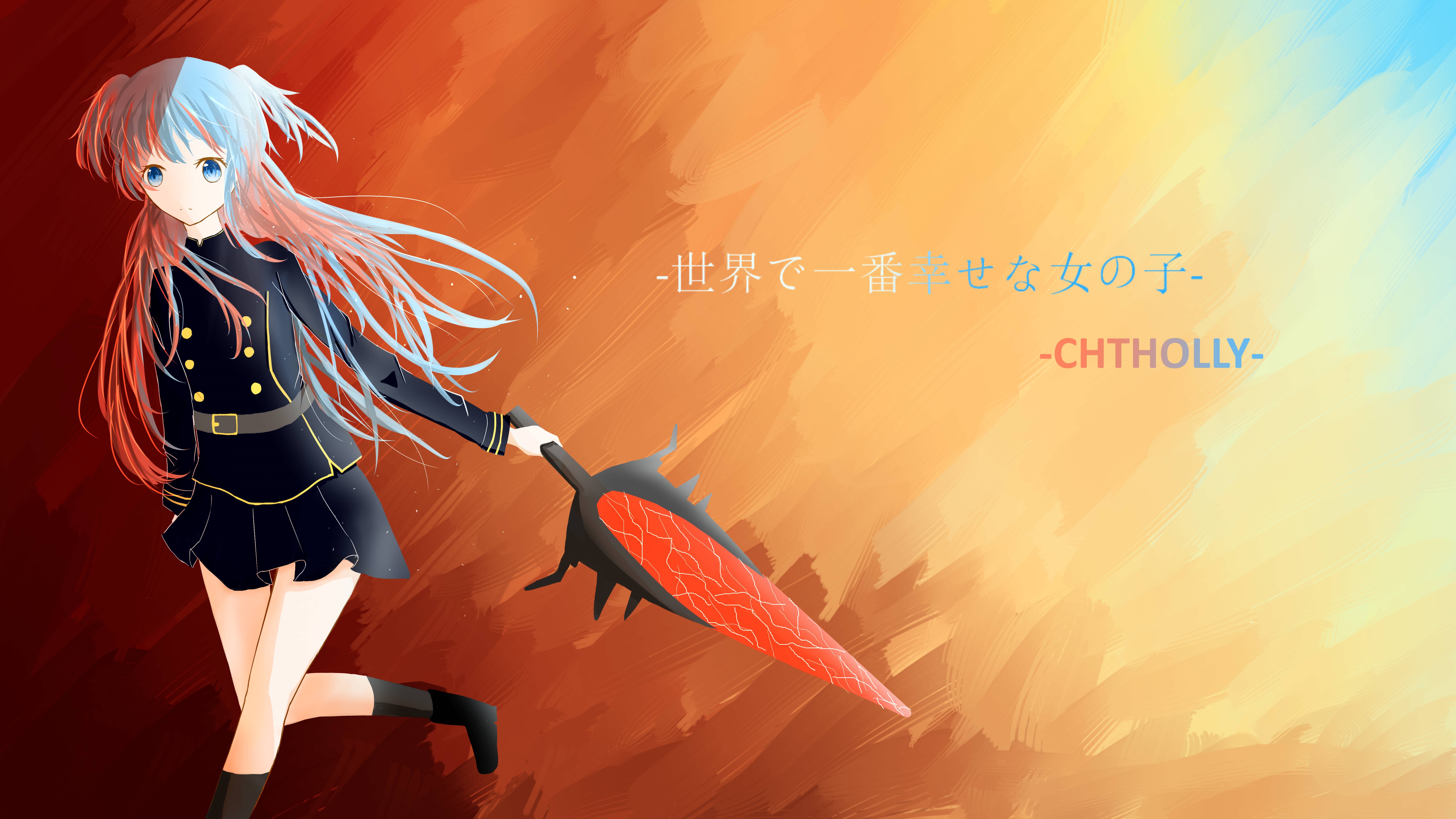 Download Chtholly Nota Seniorious Anime SukaSuka 4k Ultra HD Wallpaper ...