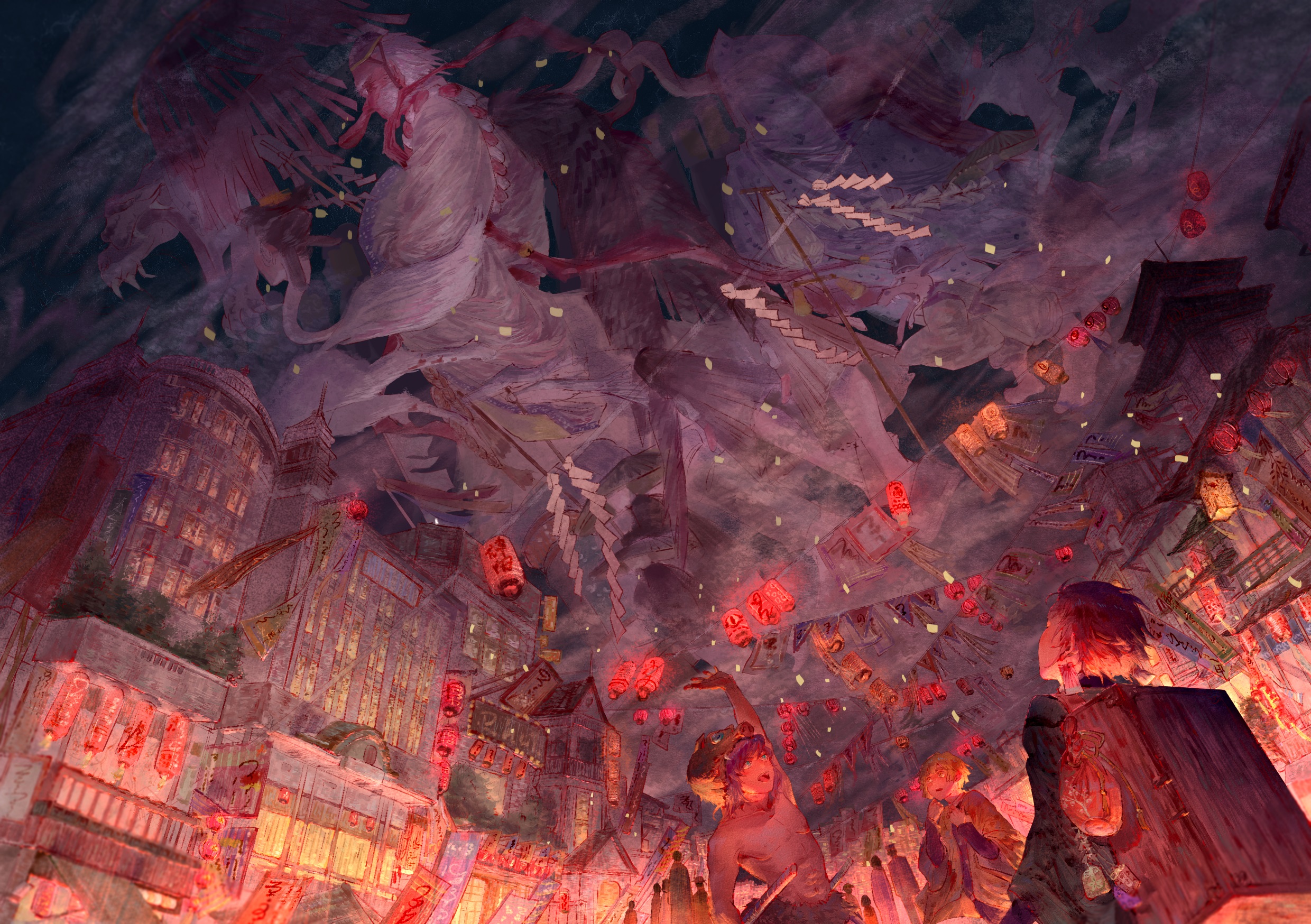 Demon Slayer Trio: Tanjiro, Inosuke & Zenitsu HD Wallpaper Showcase by ...