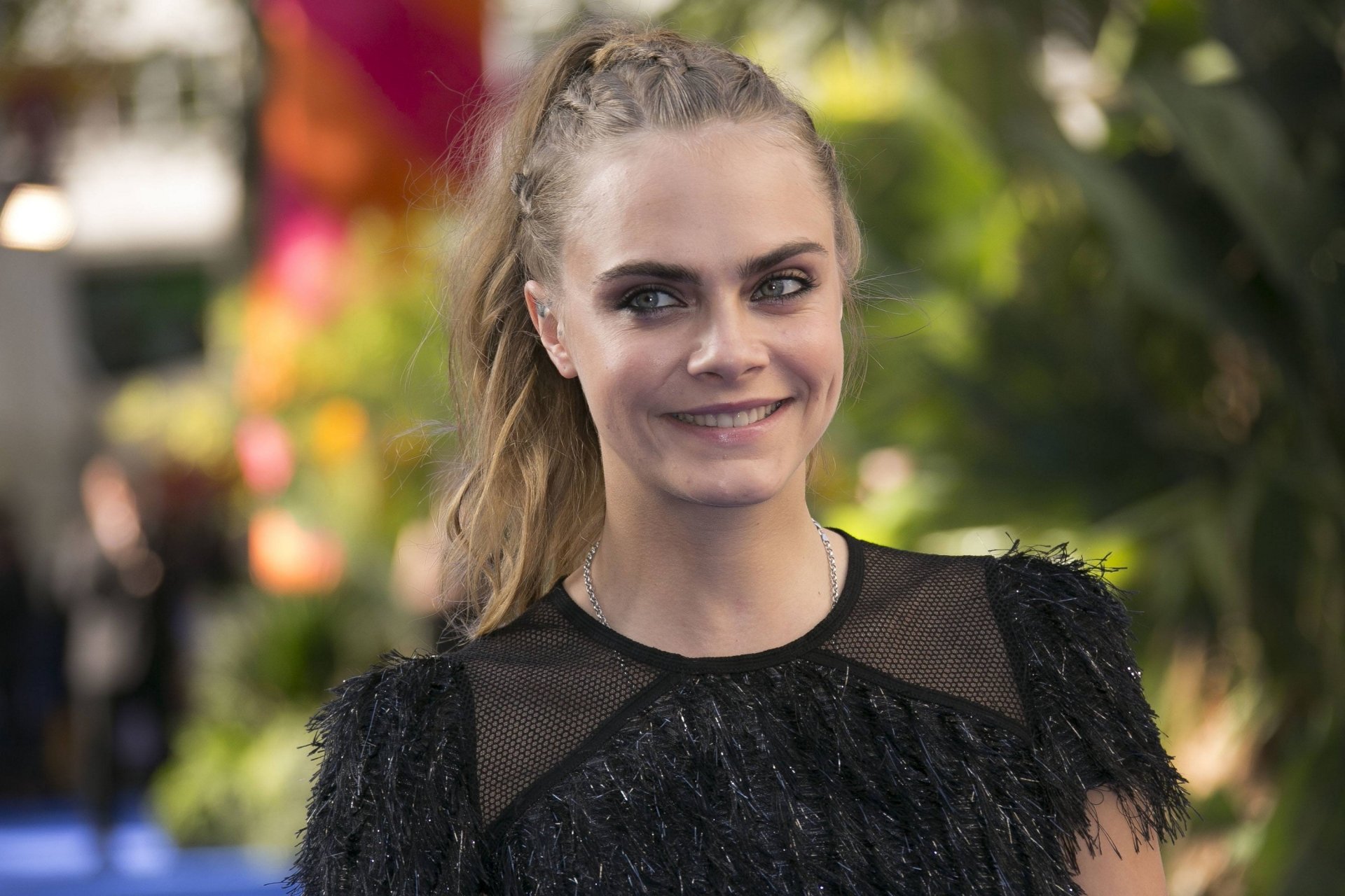 Download Ponytail English Blue Eyes Depth Of Field Face Actress Model ...