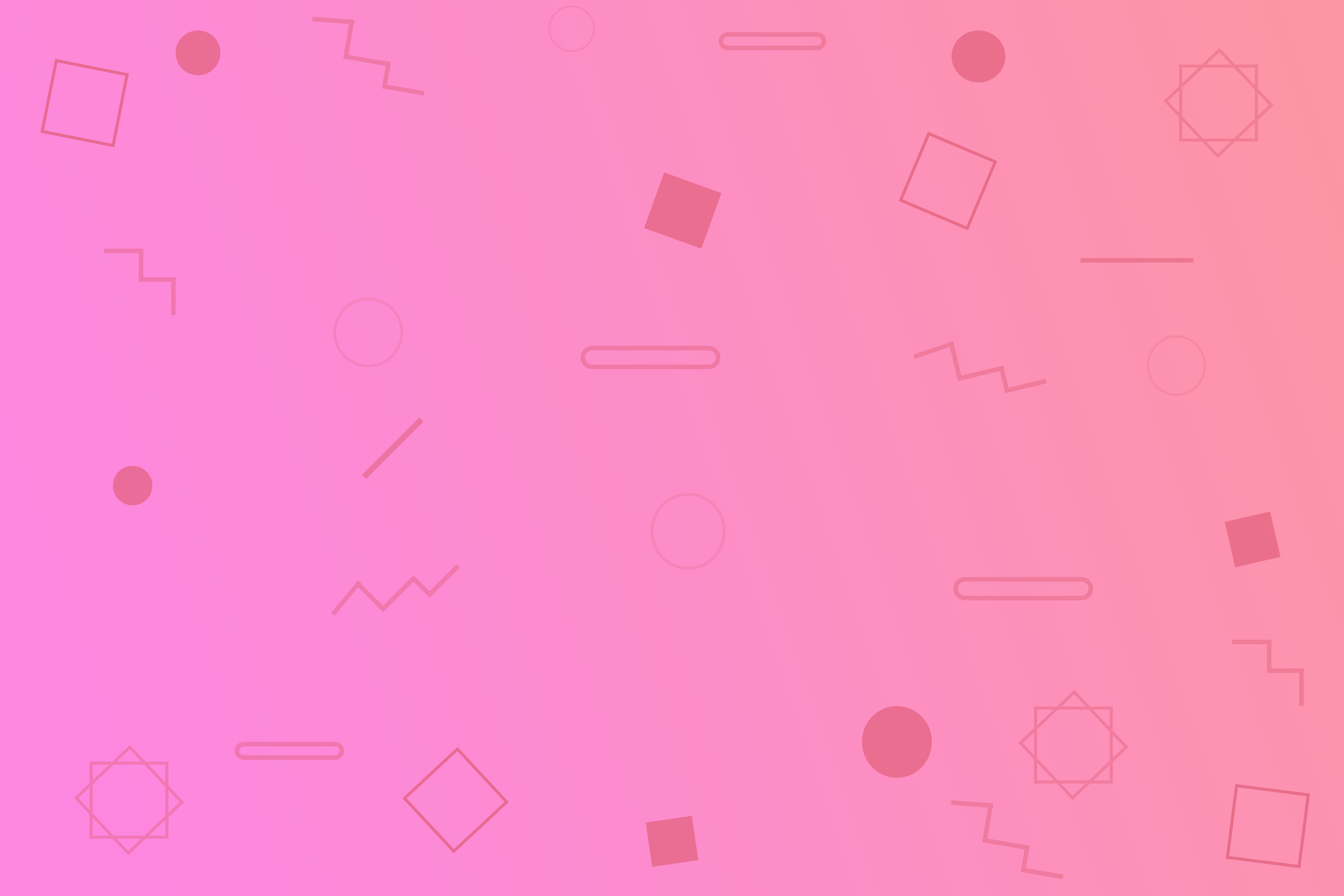 Download Geometry Pink Abstract Shapes HD Wallpaper by 3DART