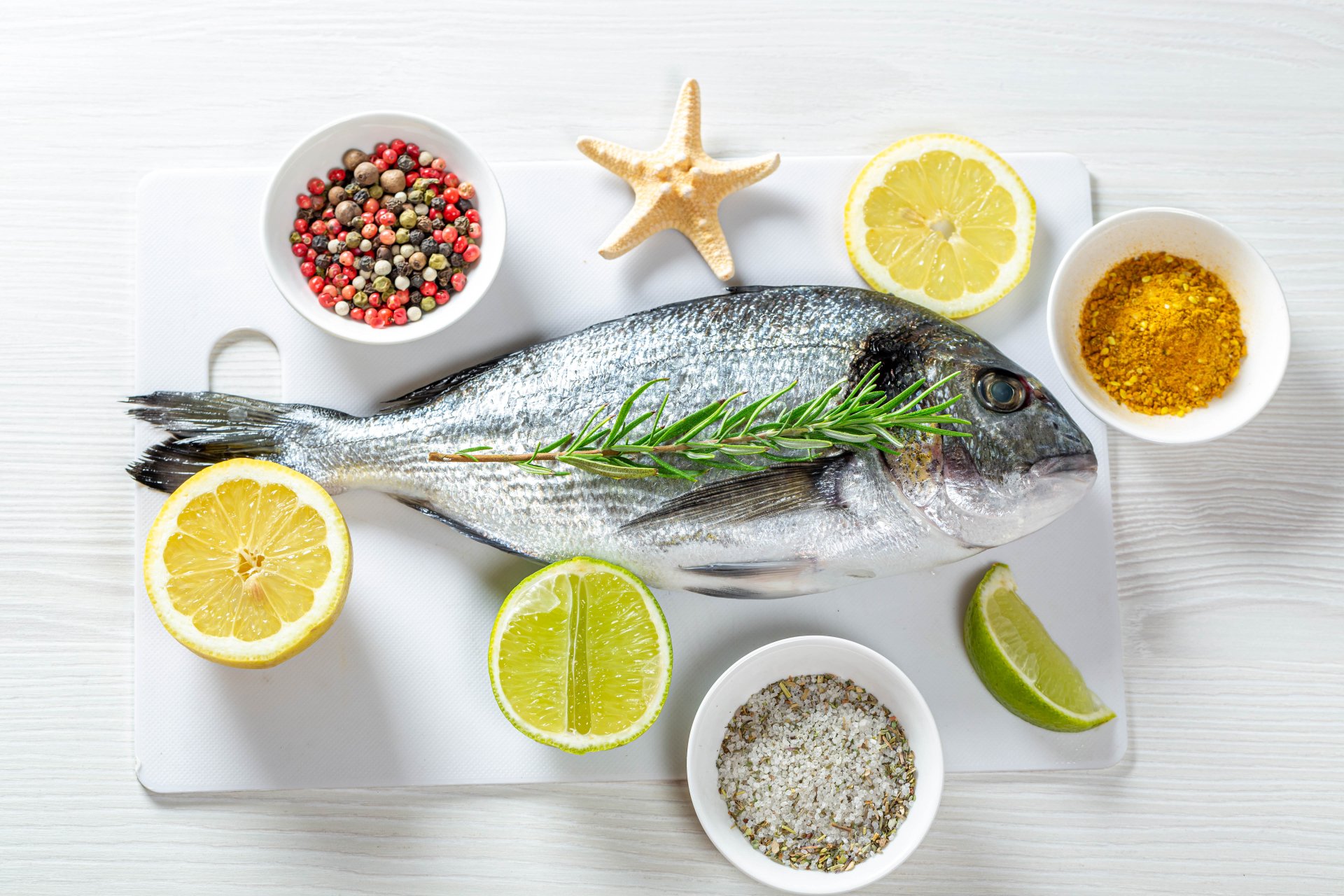 Download Still Life Seafood Lemon Food Fish 4k Ultra HD Wallpaper ...