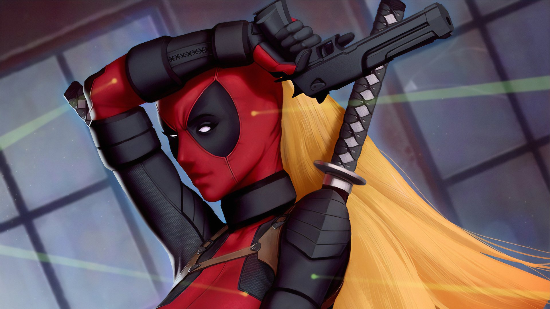 Download Comic Lady Deadpool 4k Ultra HD Wallpaper by TheMaestroNoob