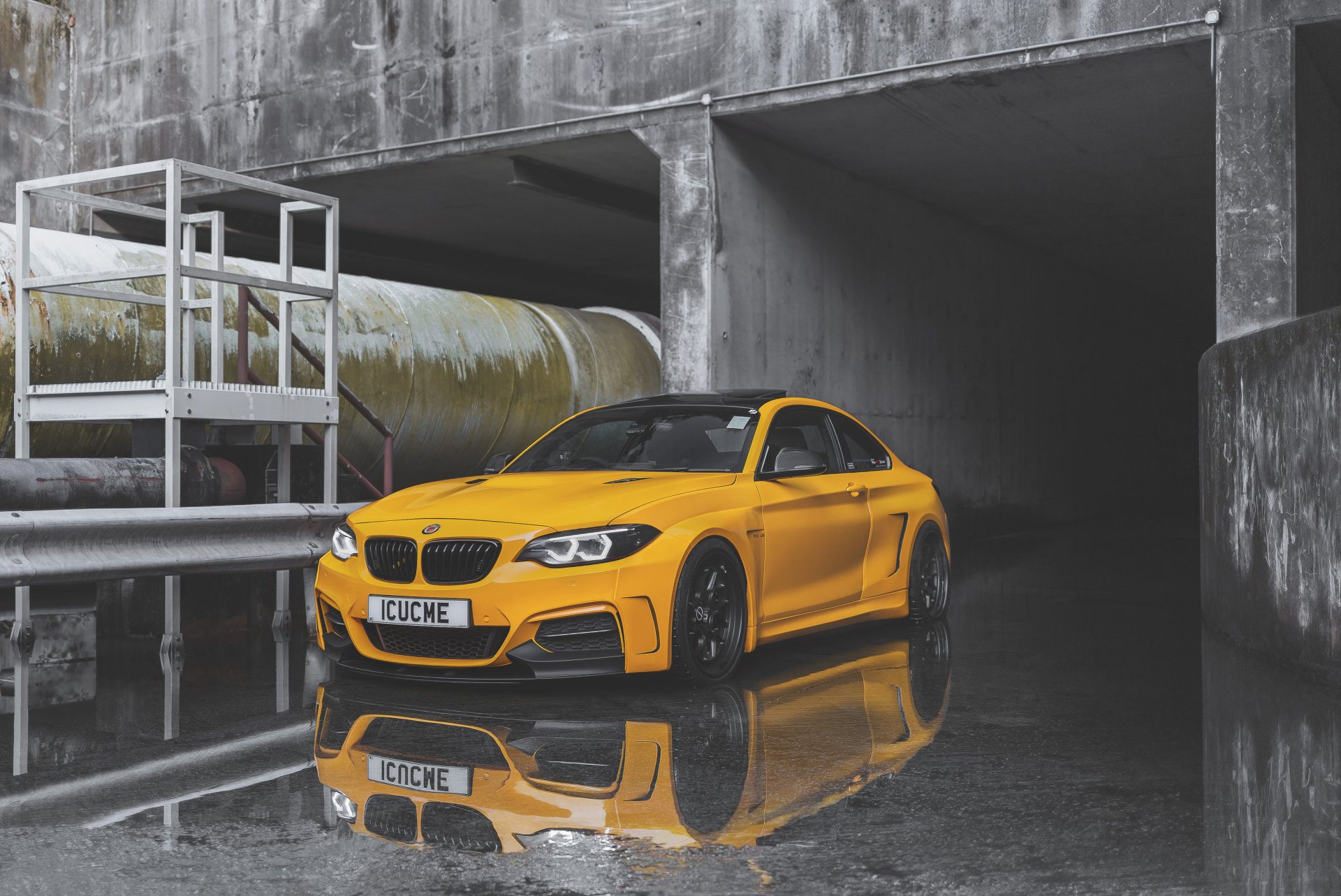 Download Yellow Car BMW 2 Series BMW Vehicle BMW M235i 4k Ultra HD ...