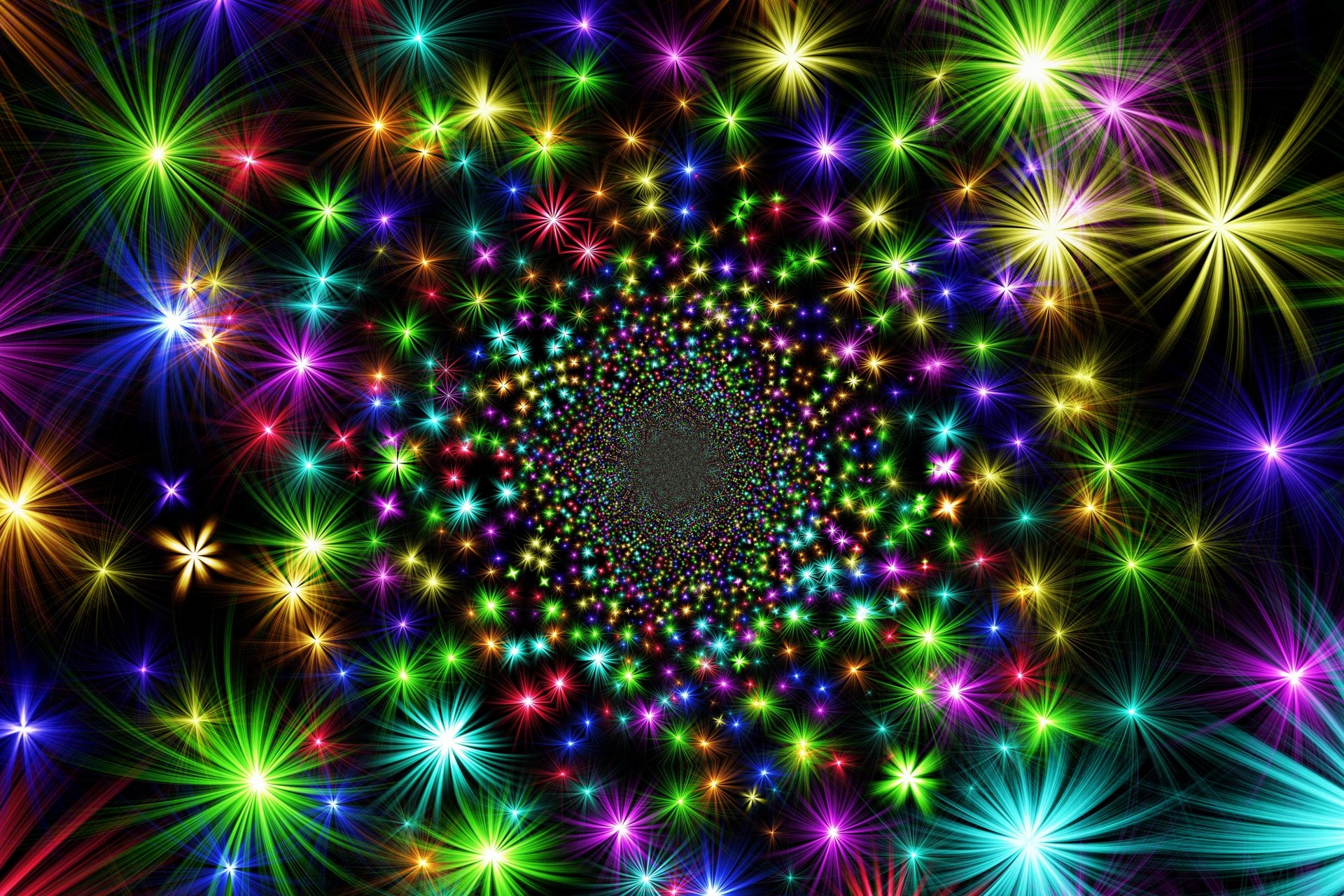 5K Ultra HD Chromatic Tunnel — Vibrant Abstract Colorburst | 6000x4000 ...