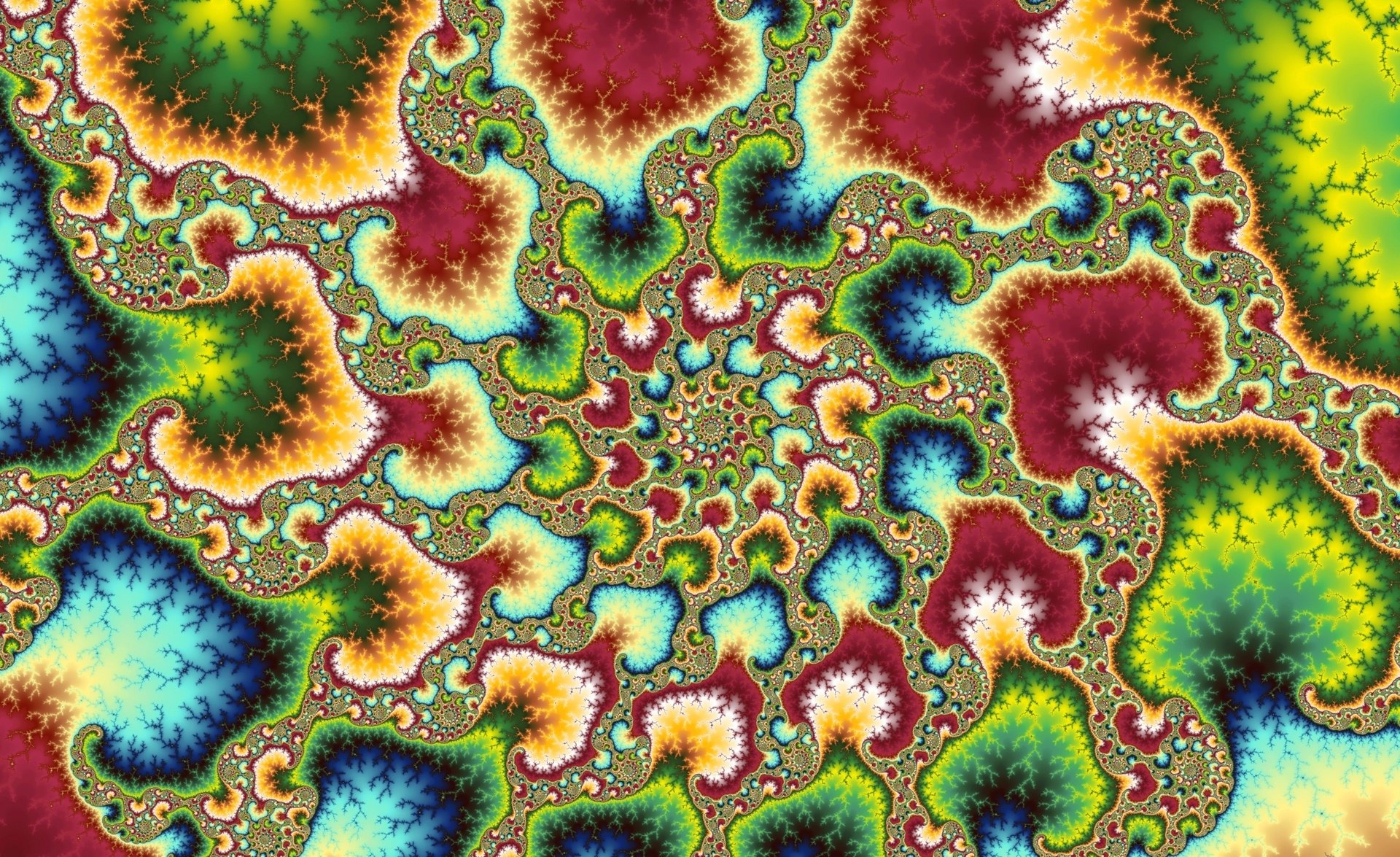 Download Colors Pattern Abstract Fractal HD Wallpaper