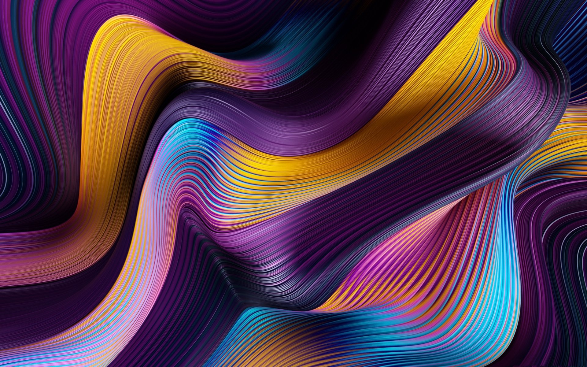 Download Wave Abstract Colors HD Wallpaper
