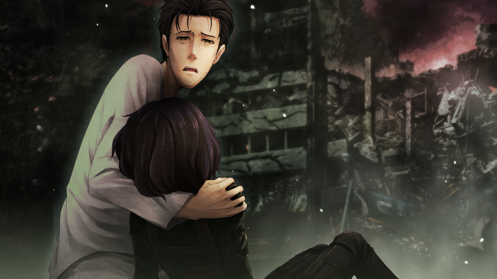 Download Ruka Urushibara Rintaro Okabe Anime Steins;Gate 0 HD Wallpaper ...