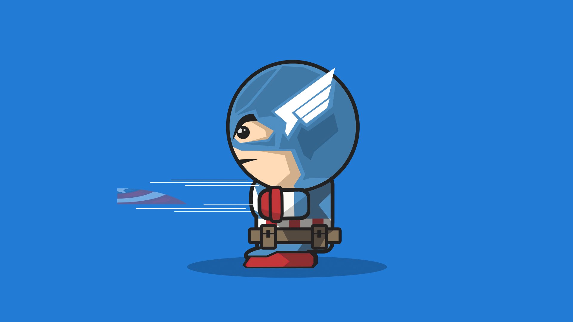 Download Chibi Comic Captain America 4k Ultra HD Wallpaper by BossLogic ...
