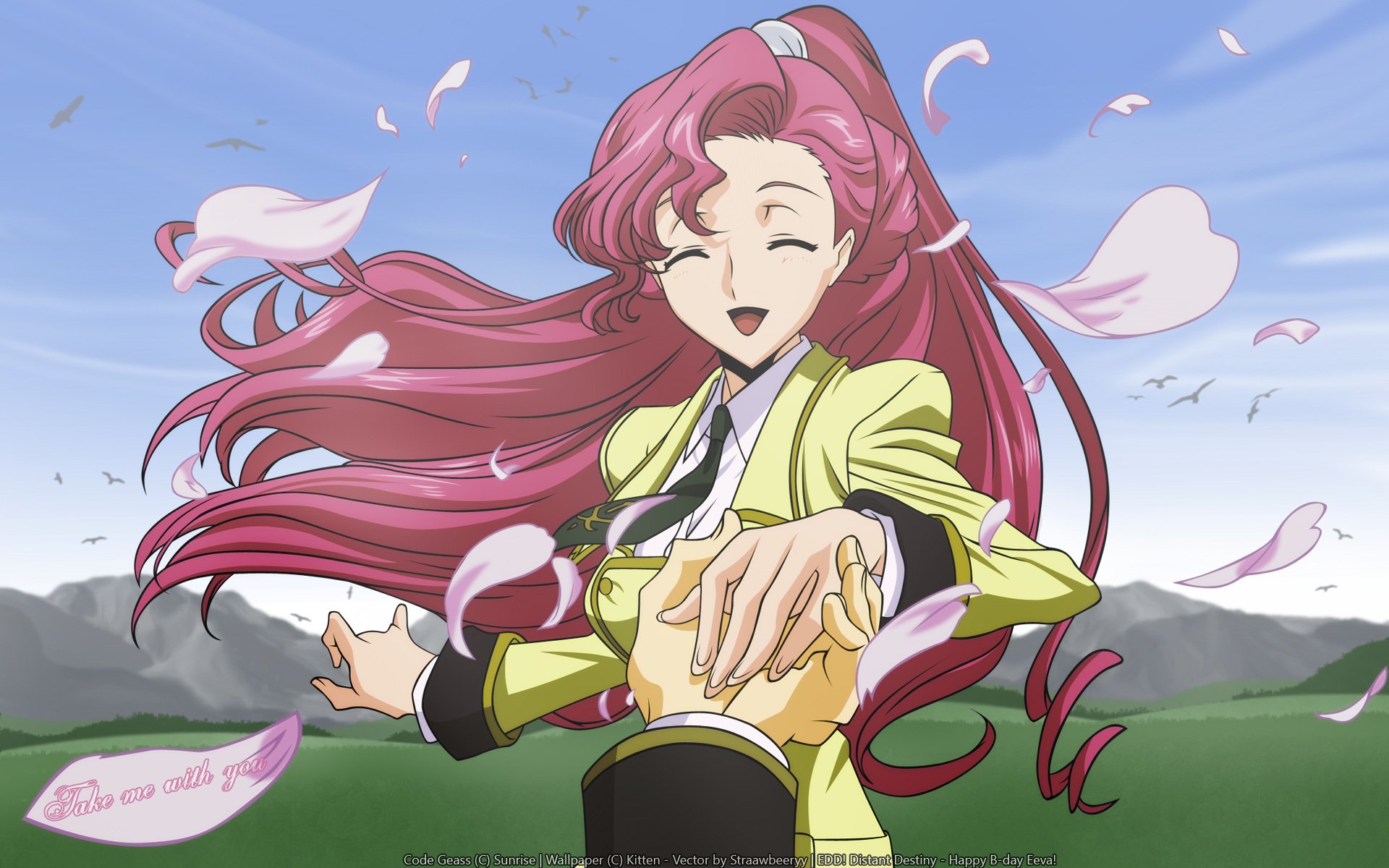 Euphemia Li Britannia in Full Bloom - Code Geass HD Wallpaper