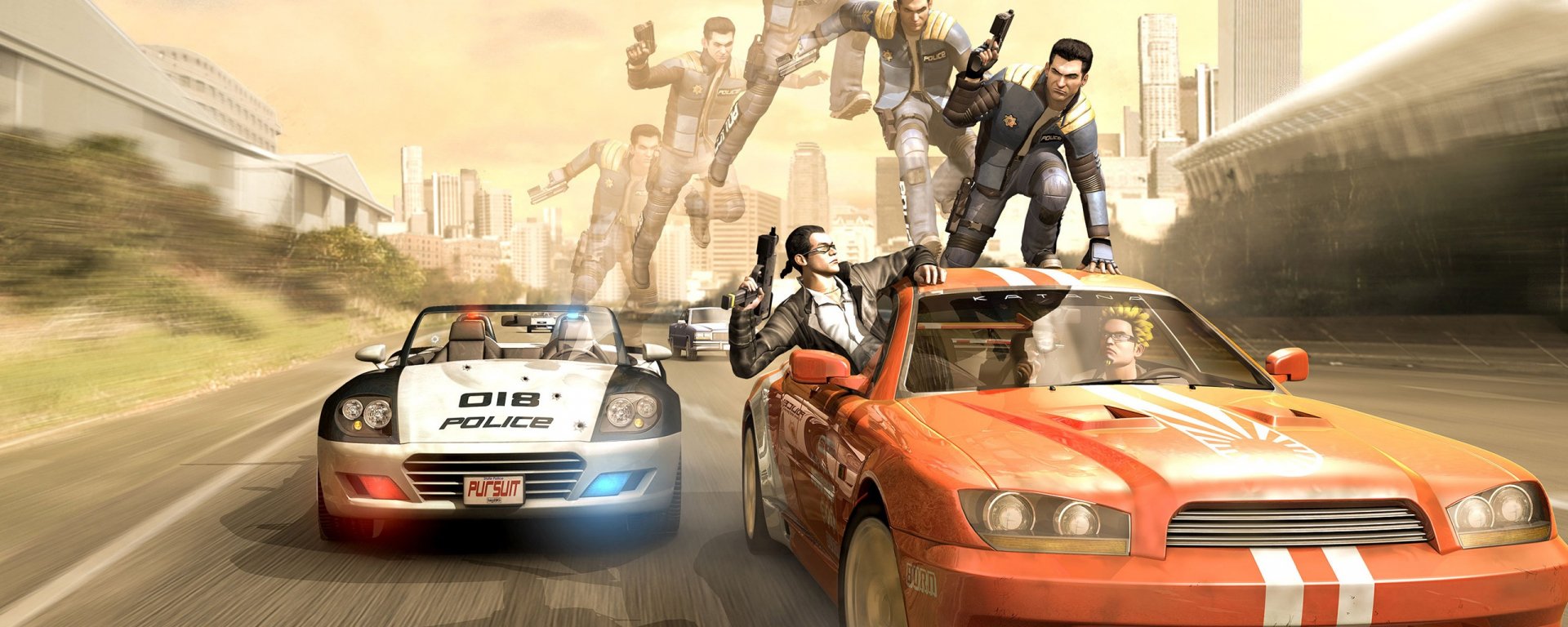 Download Video Game Pursuit Force Wallpaper