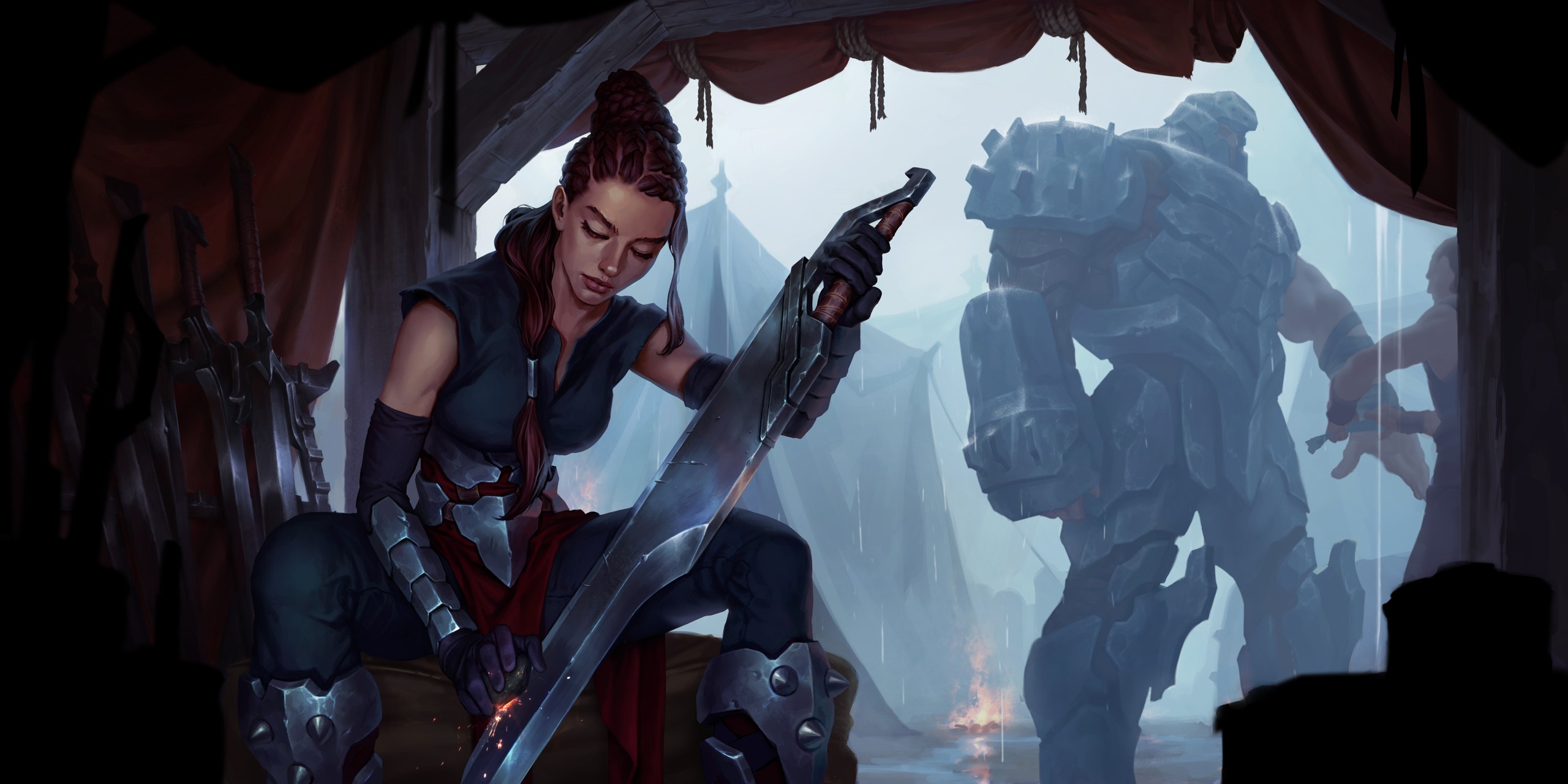 Download Armor Woman Warrior Video Game Legends Of Runeterra HD ...