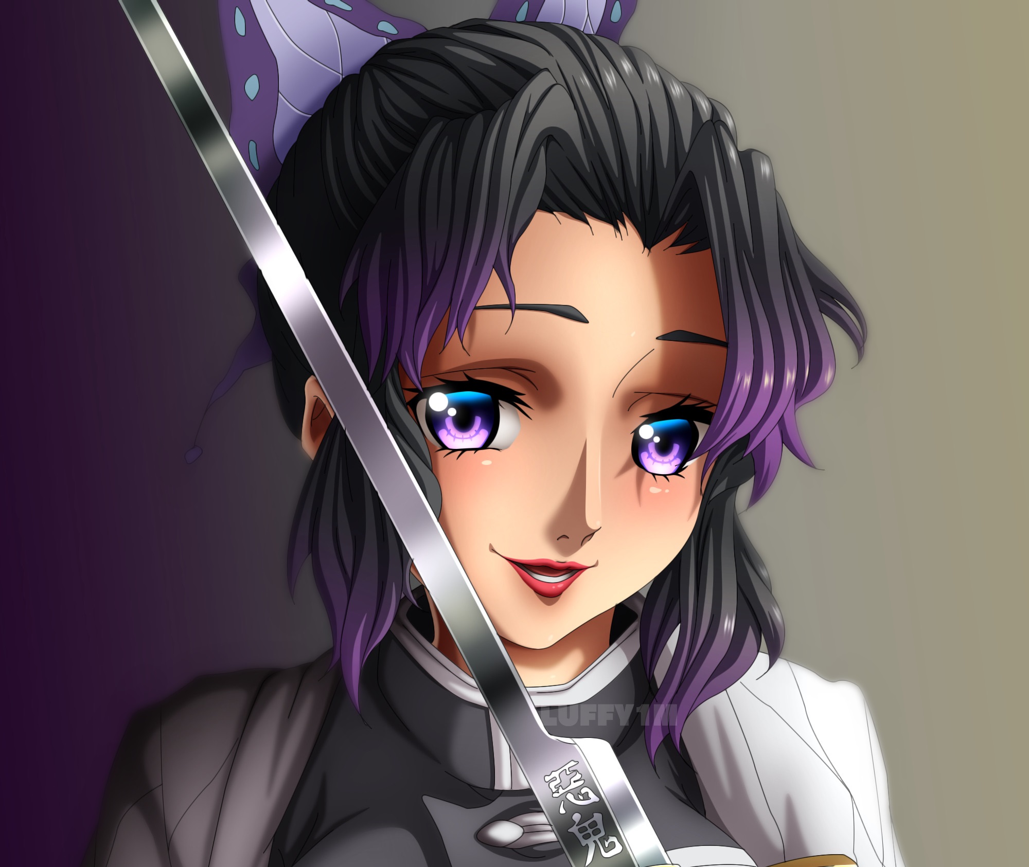 Shinobu Kochou HD Wallpaper – Stunning Anime Art from Demon Slayer ...