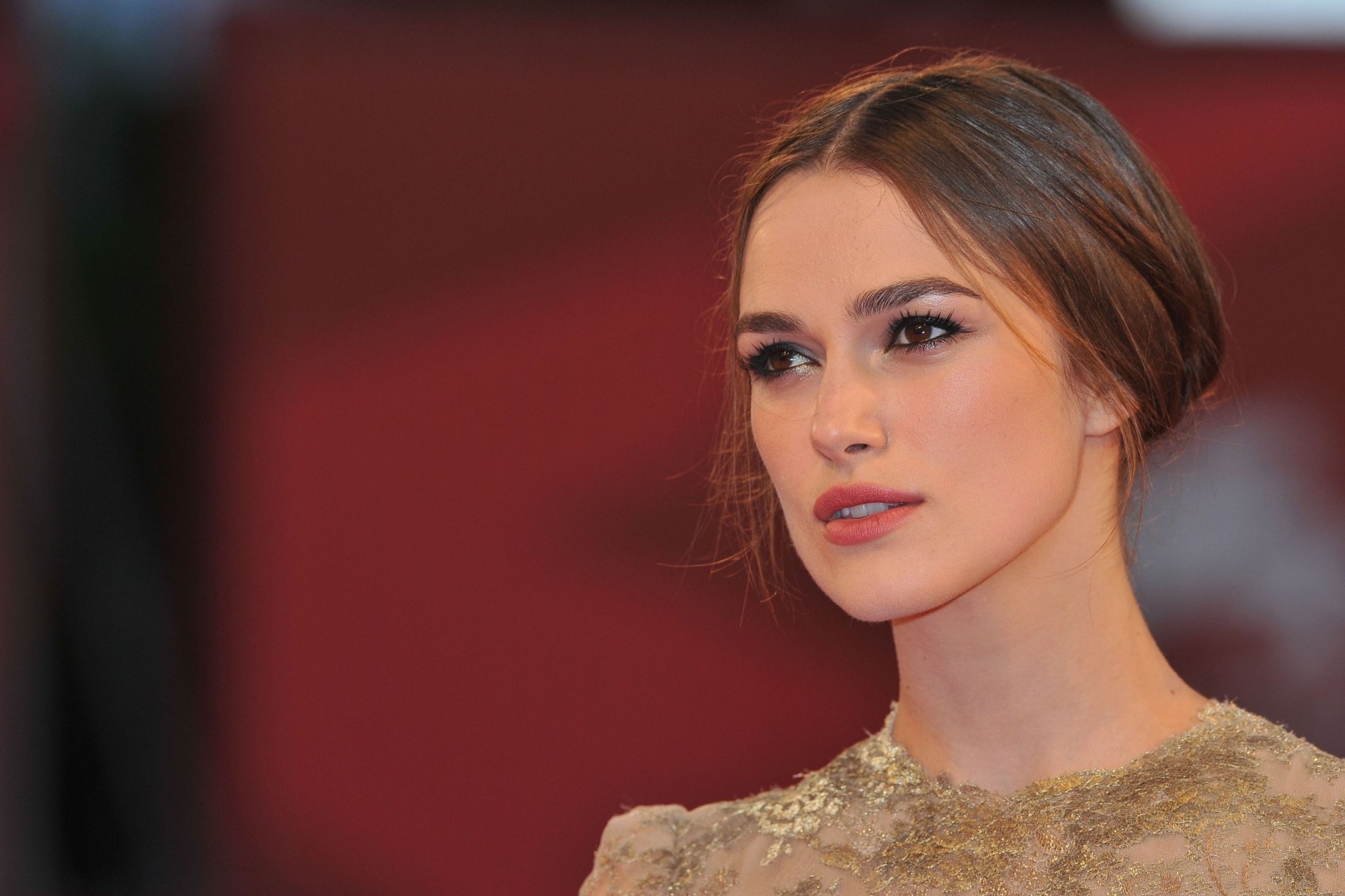 Keira Knightley: Elegant English Actress HD Portrait with Brown Eyes ...