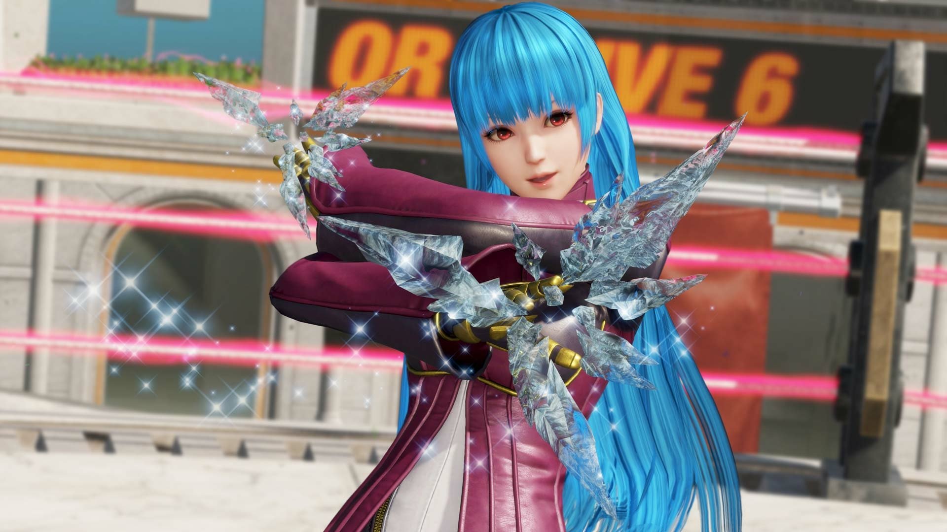 Download Red Eyes Cute Blue Hair Kula Diamond Video Game Dead Or Alive ...