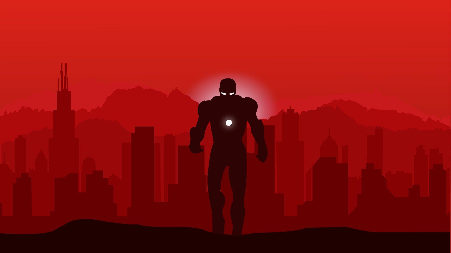 Download Minimalist Red Comic Iron Man Comics Minimalist Minimalist ...