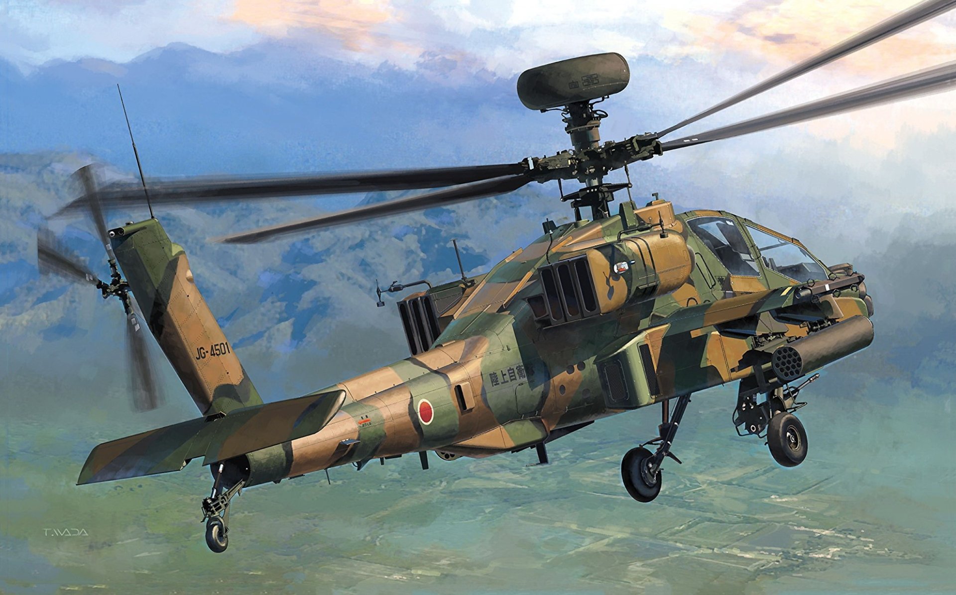Download Aircraft Helicopter Attack Helicopter Military Boeing Ah-64 ...