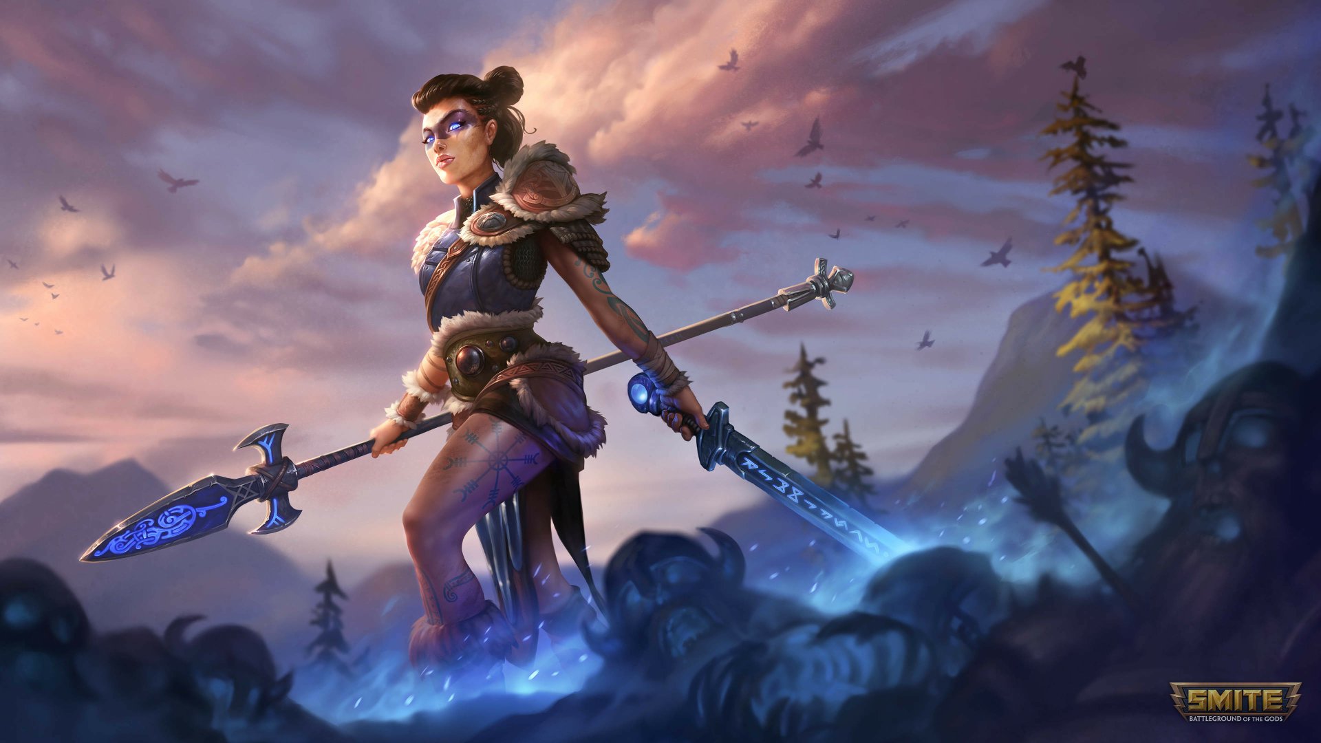 Download Mulan (Smite) Video Game Smite 4k Ultra HD Wallpaper