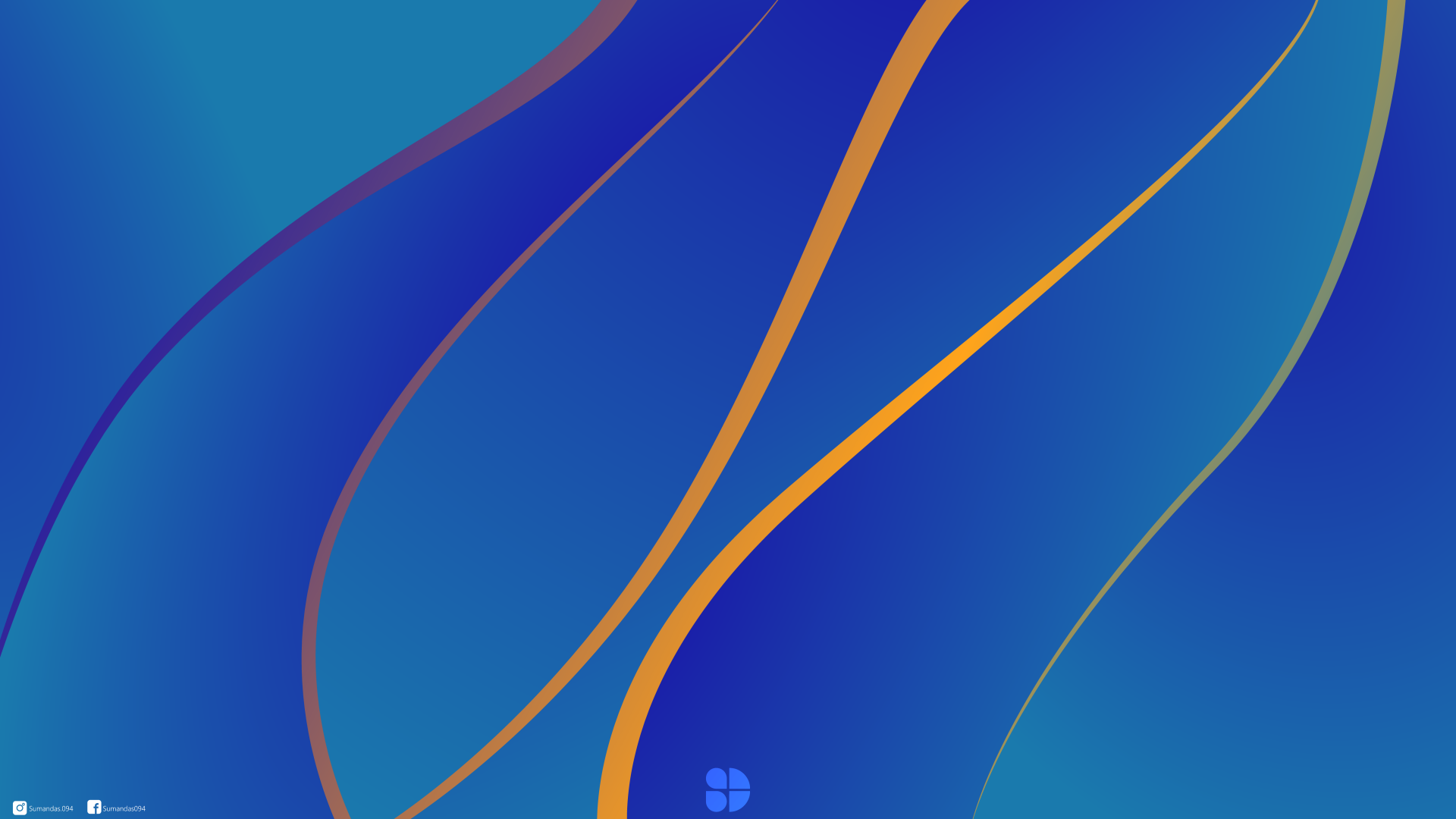 Abstract blue wave wallpaper by sumandas094 by suman094