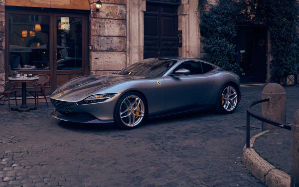 Download Supercar Vehicle Ferrari Roma 8k Ultra HD Wallpaper