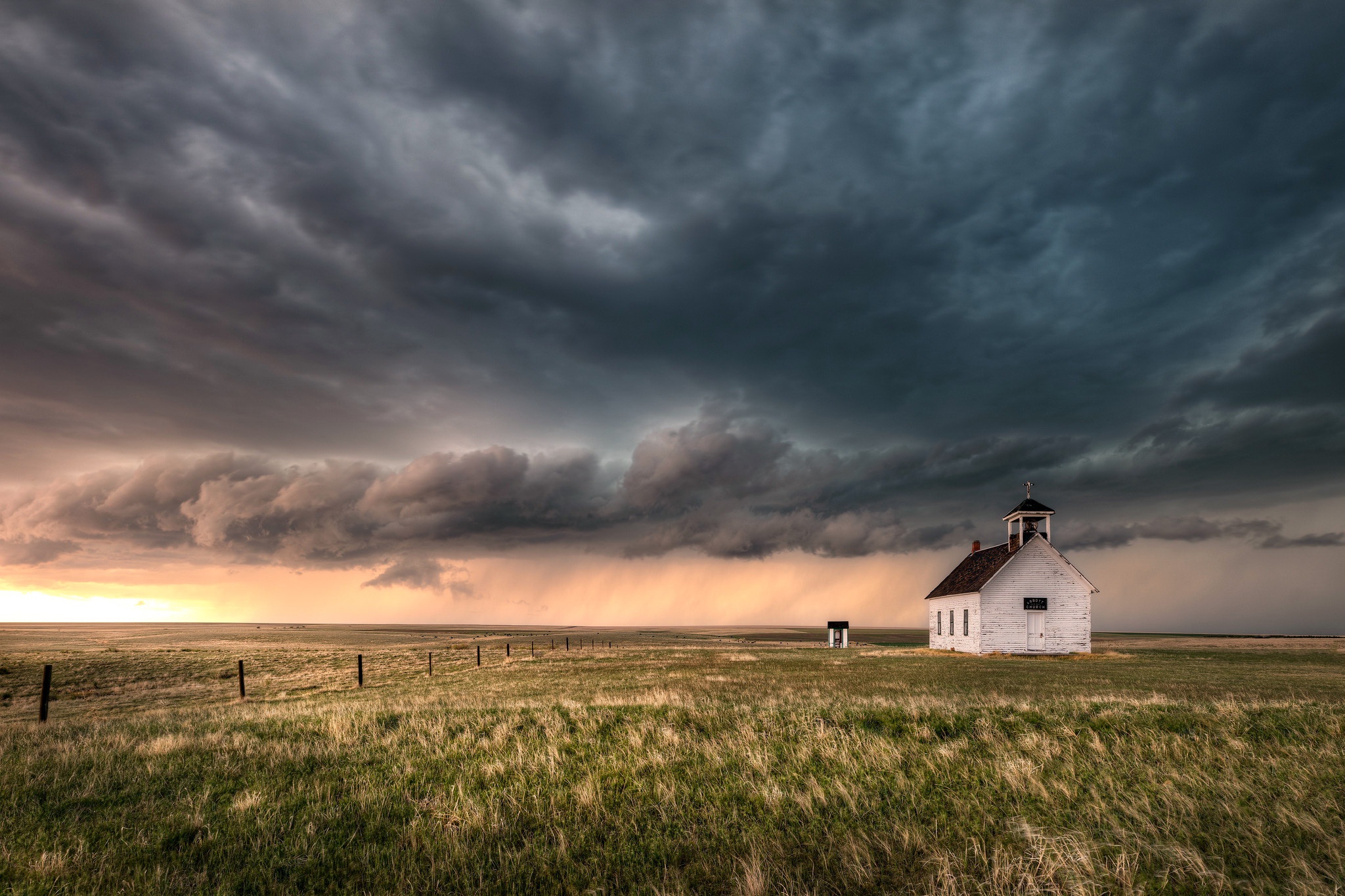 Download Field Religious Church HD Wallpaper