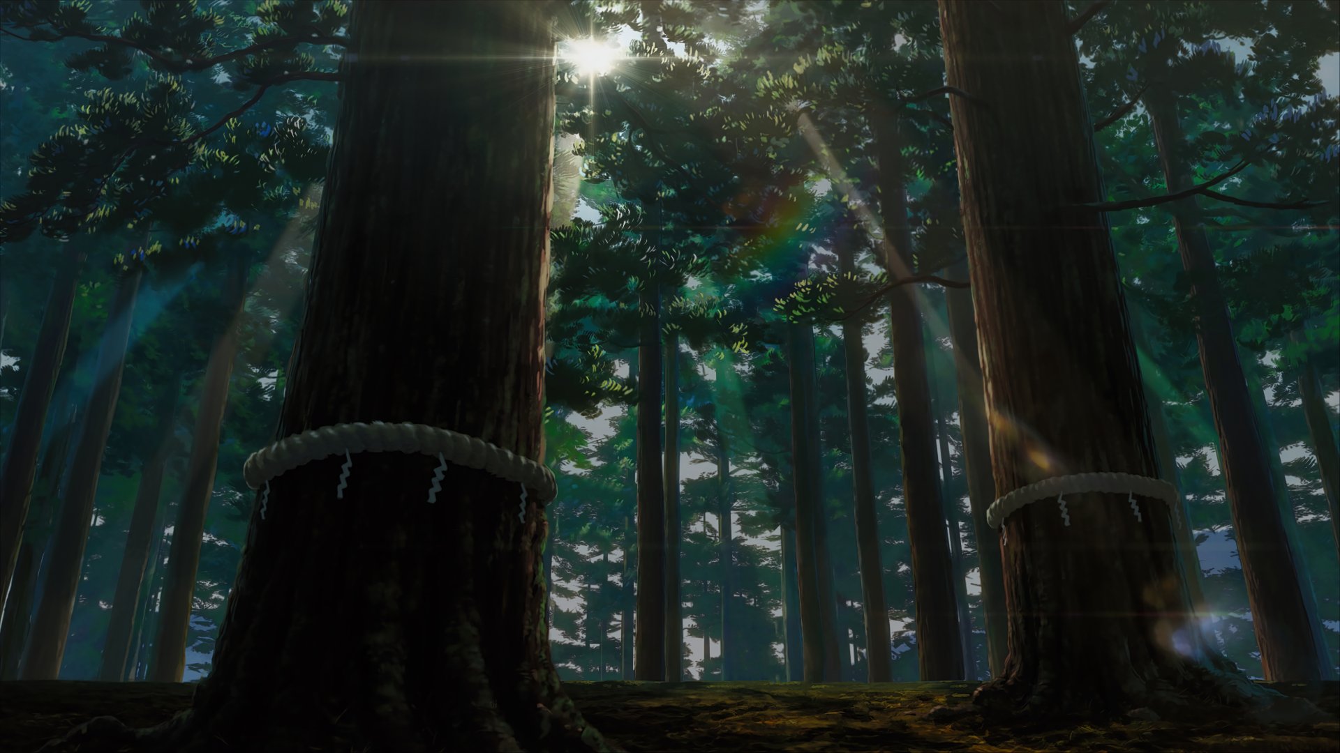 Your Name. Anime Forest — Stunning 4K Ultra HD Wallpaper by hyPnOtICDo0g