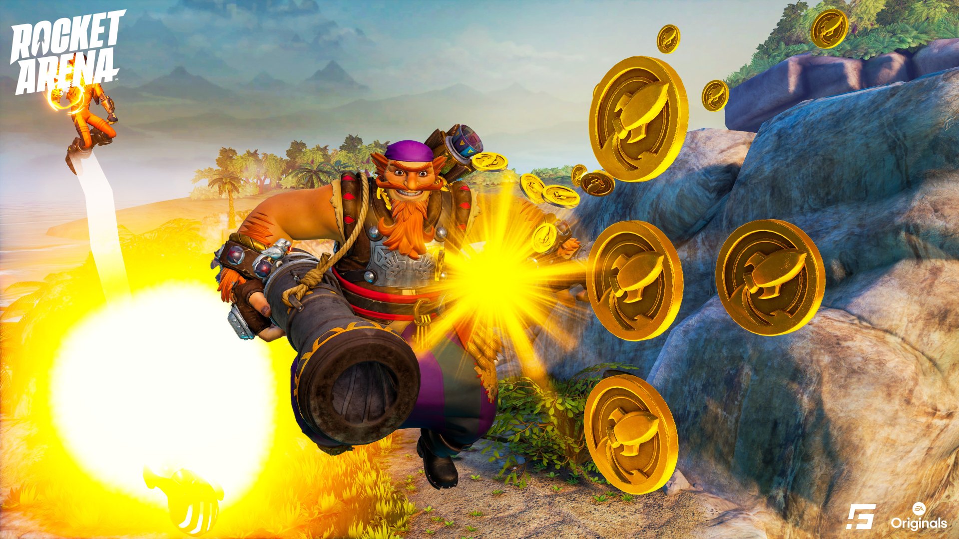 Download Video Game Rocket Arena 4k Ultra HD Wallpaper