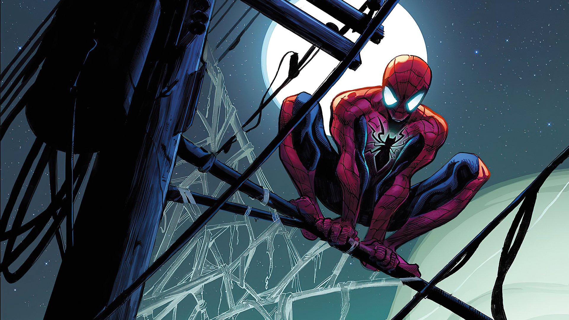 Download Comic Spider Man HD Wallpaper | 2560x1440 | Wallpaper Abyss
