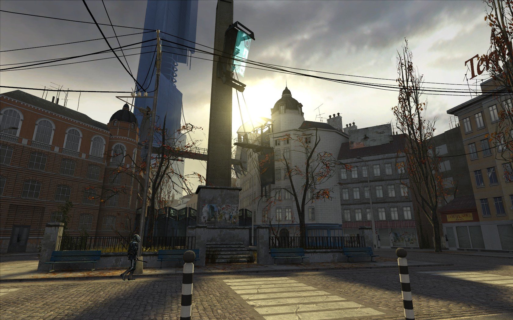 Half-Life 2 Cityscape HD Wallpaper – Iconic Game World View