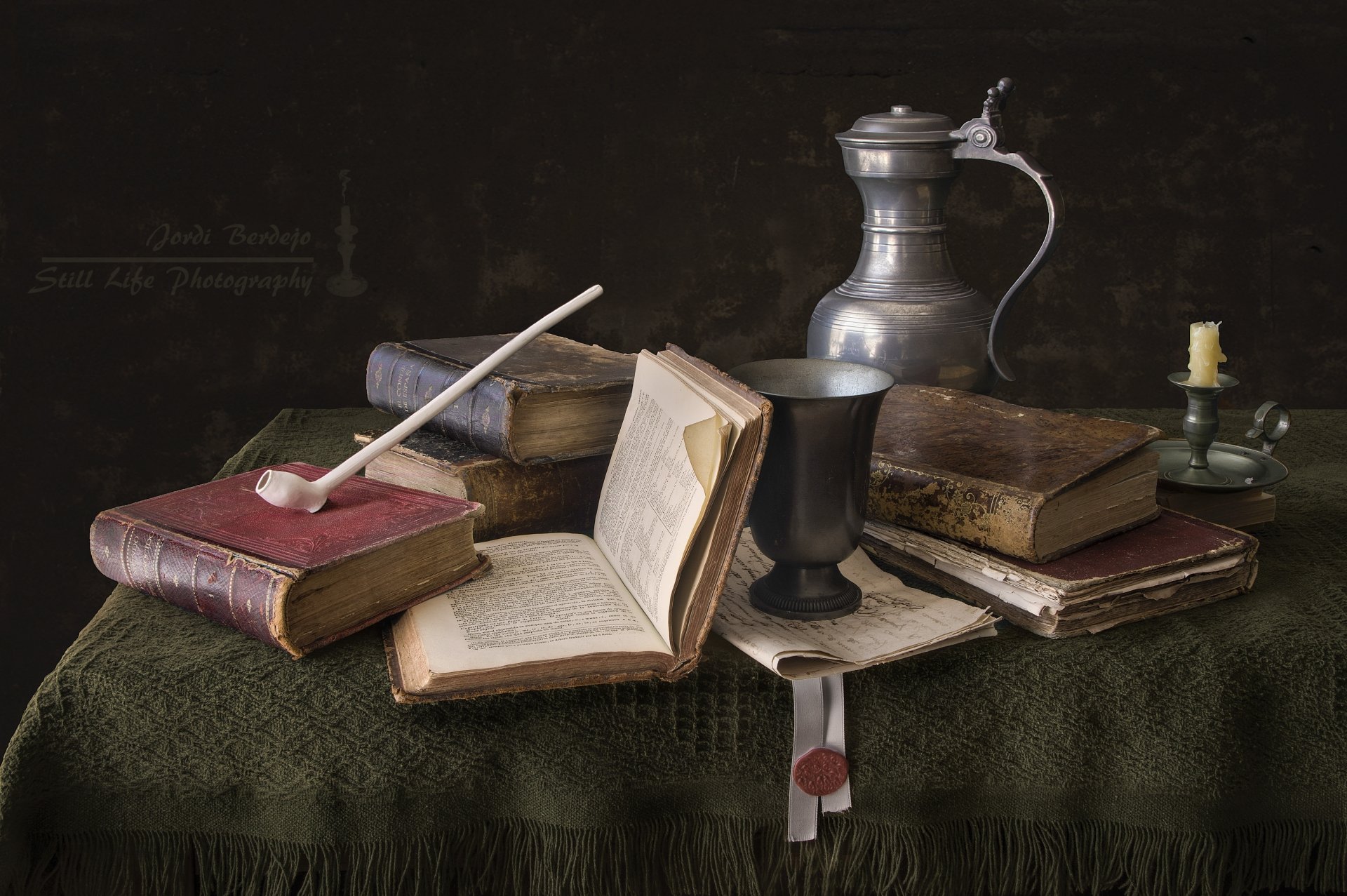 Download Candle Book Photography Still Life 4k Ultra HD Wallpaper