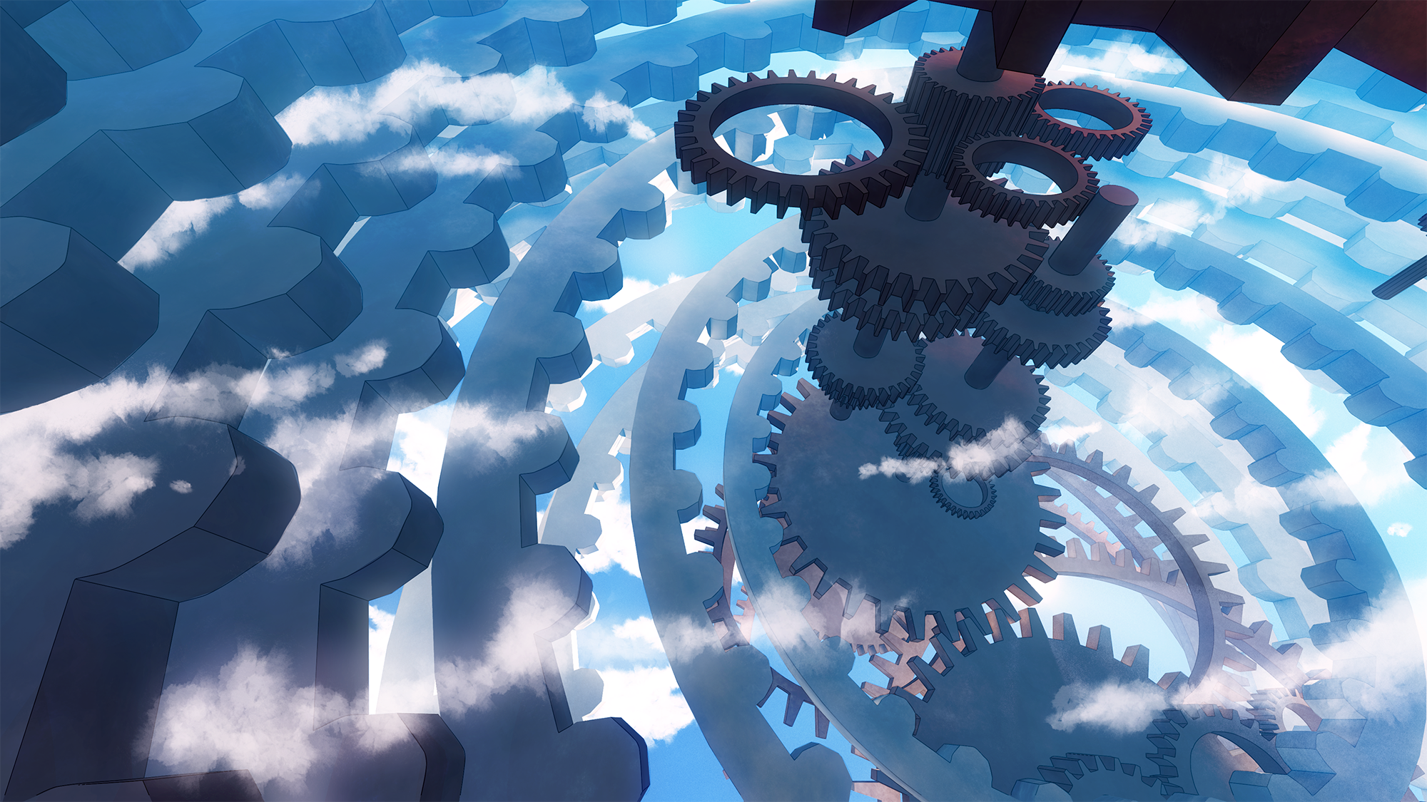 Download Gear Anime Original HD Wallpaper by はちお