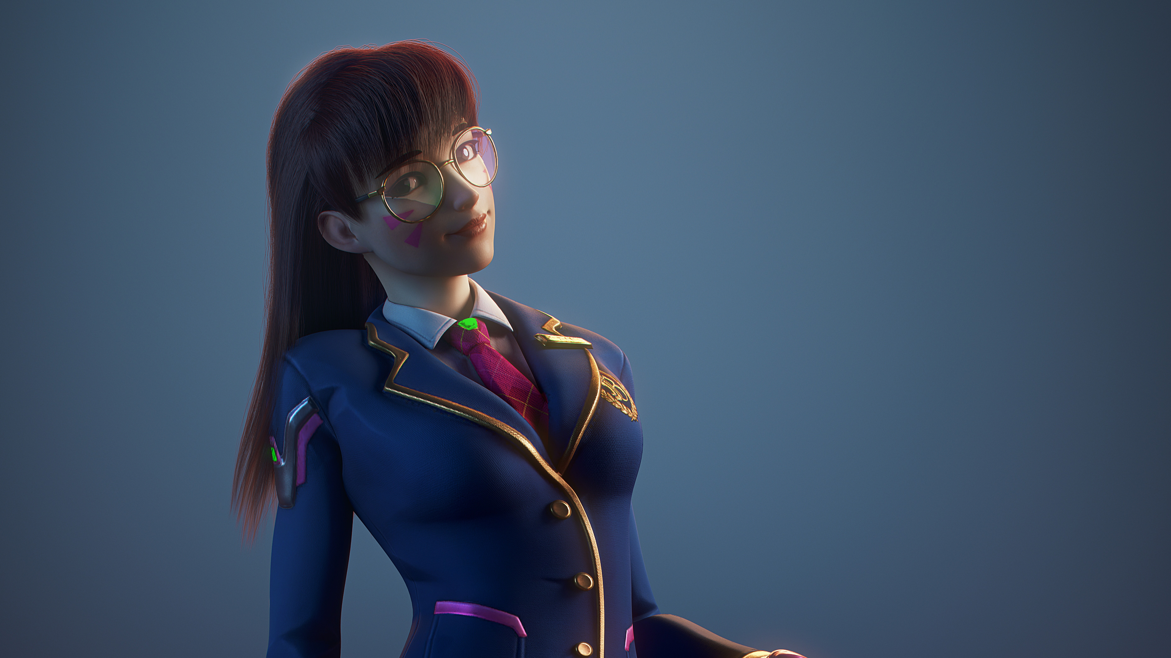 Overwatch Girl Robot Wallpaper