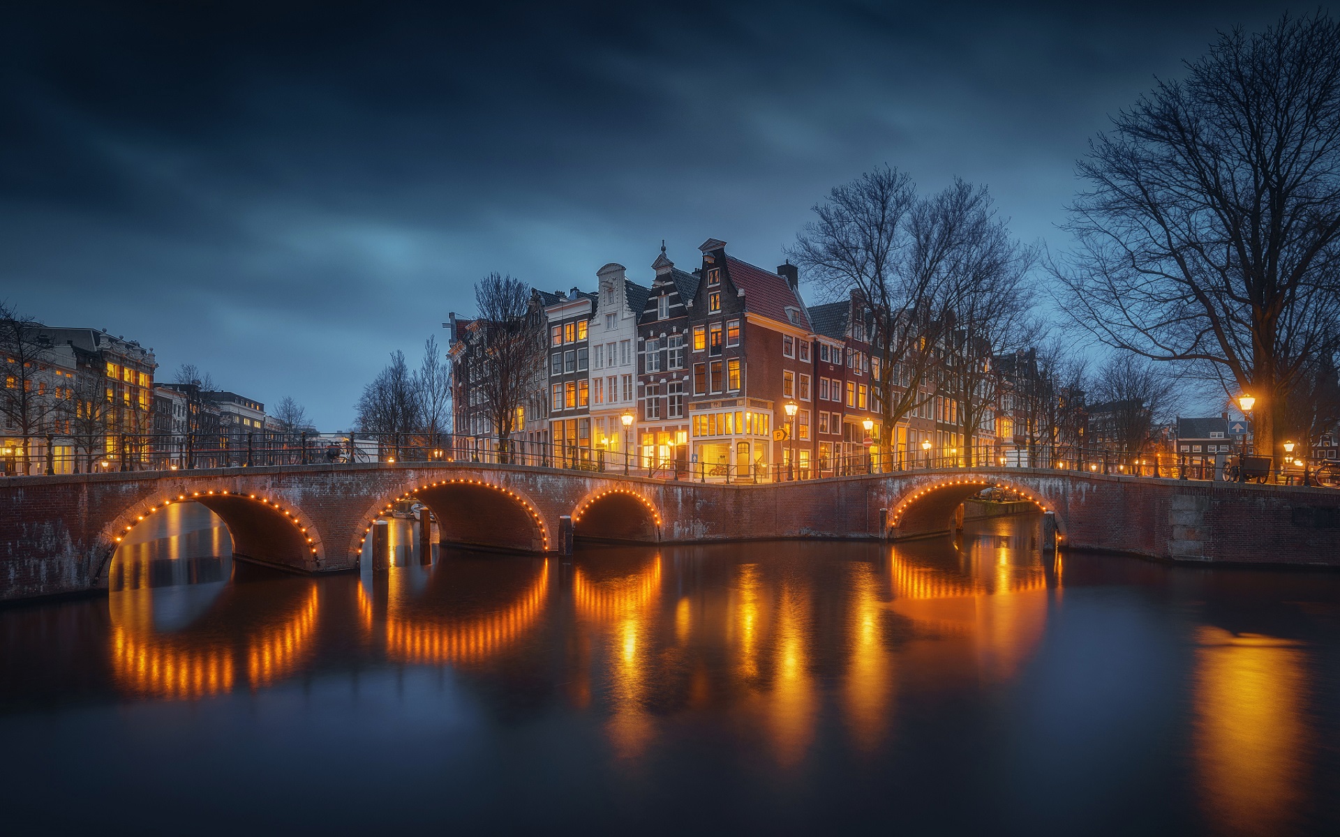 Damrak Amsterdam Hd Desktop