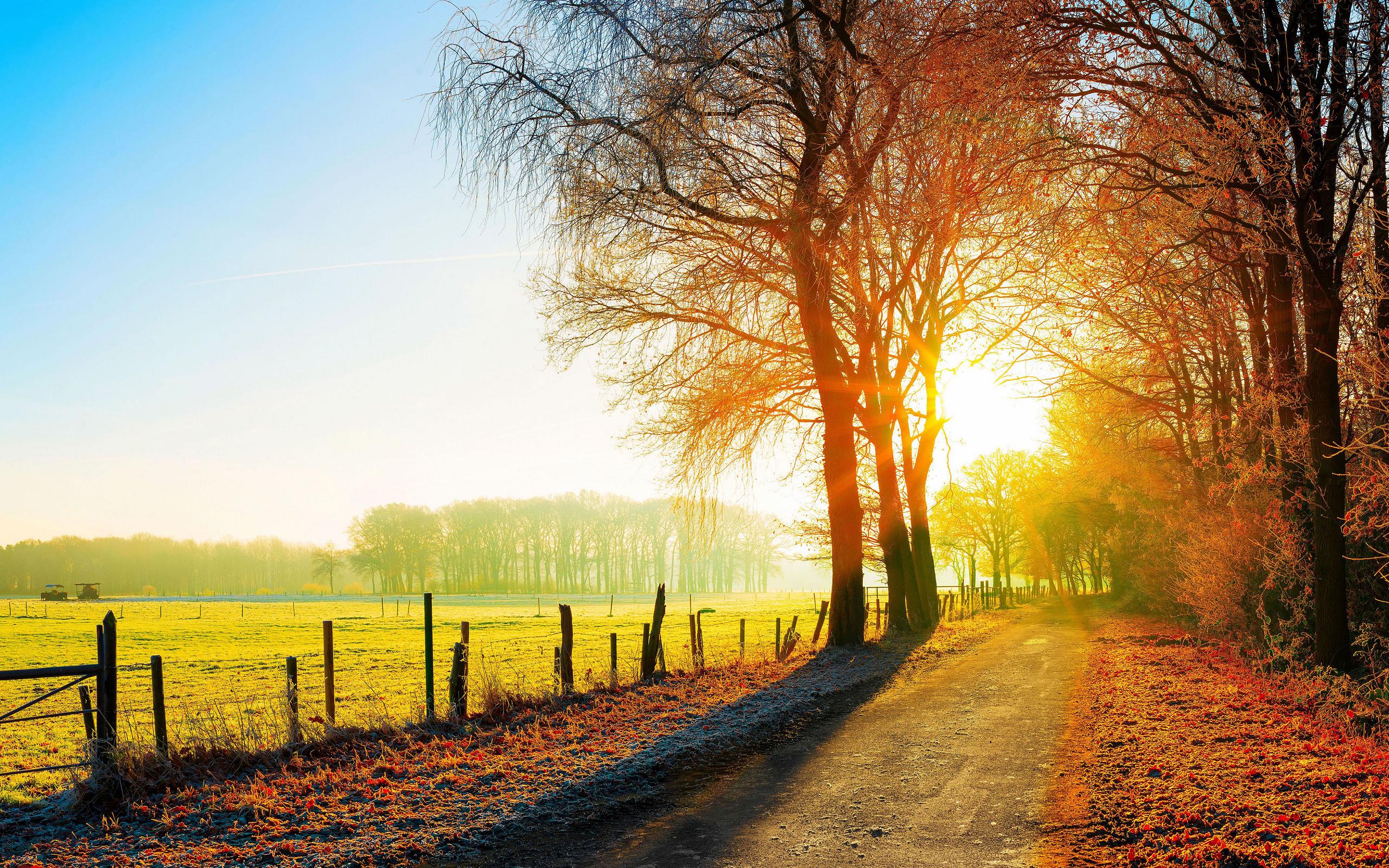 Fall Wallpapers Sunlight Farm