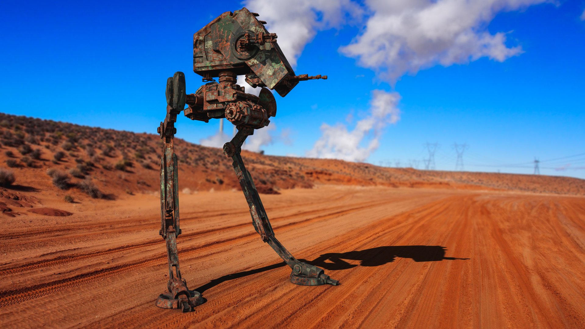 ATST walker in the desert by JasminZejnic