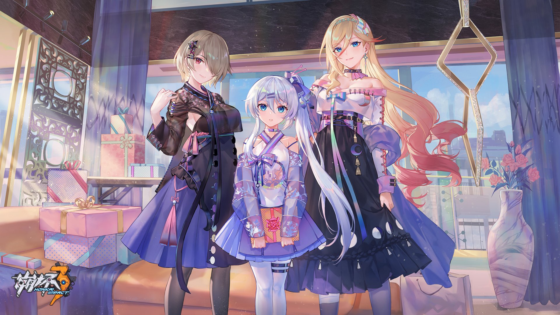 Durandal, Theresa & Rita Unite - Honkai Impact 3rd HD Wallpaper by Criin