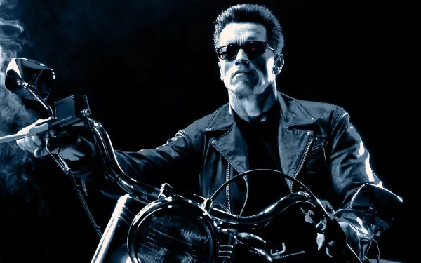 HD Wallpaper of T-800 from The Terminator Movie