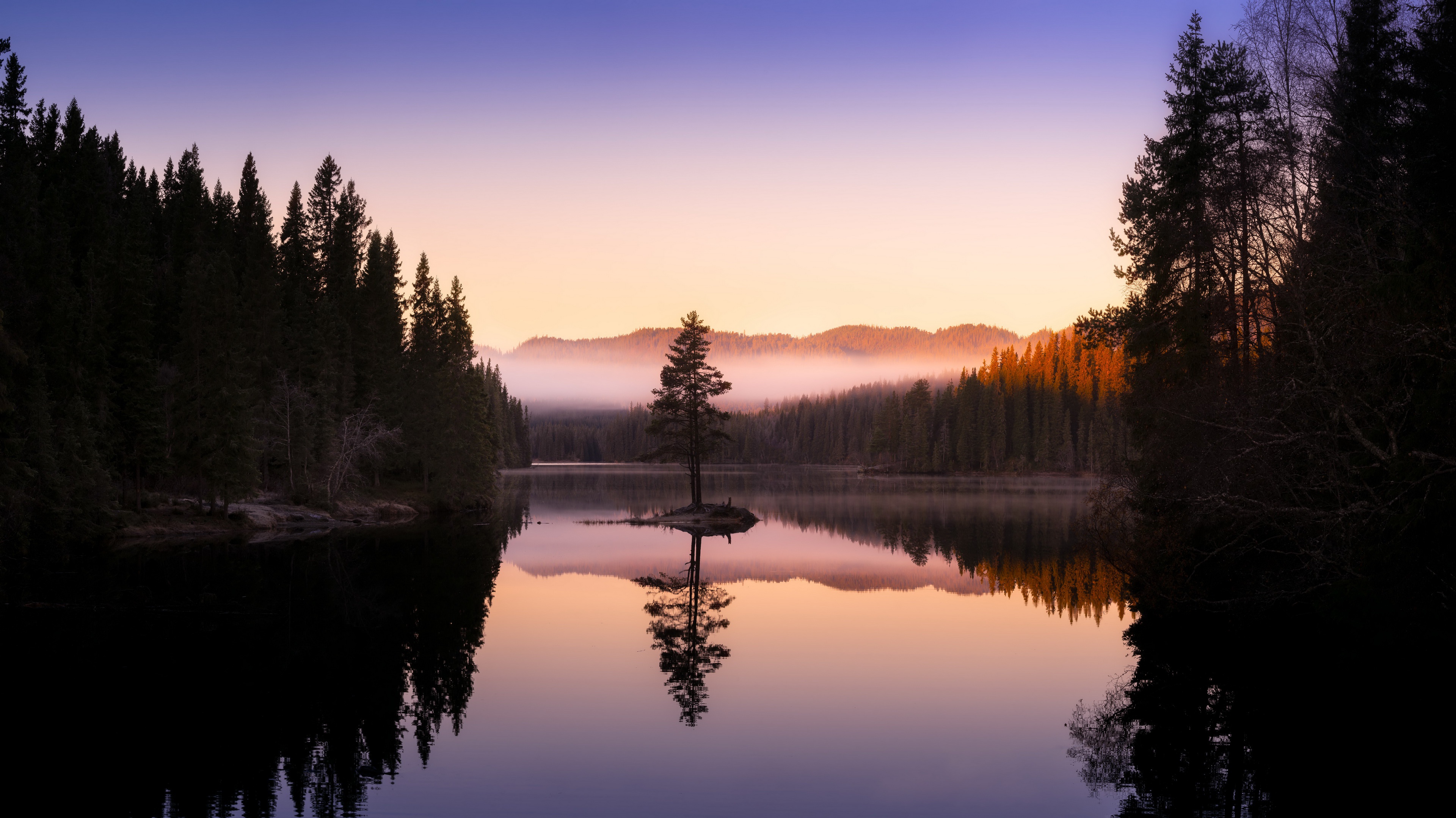 Download Lake Mountain Sky Nature Reflection 4k Ultra HD Wallpaper