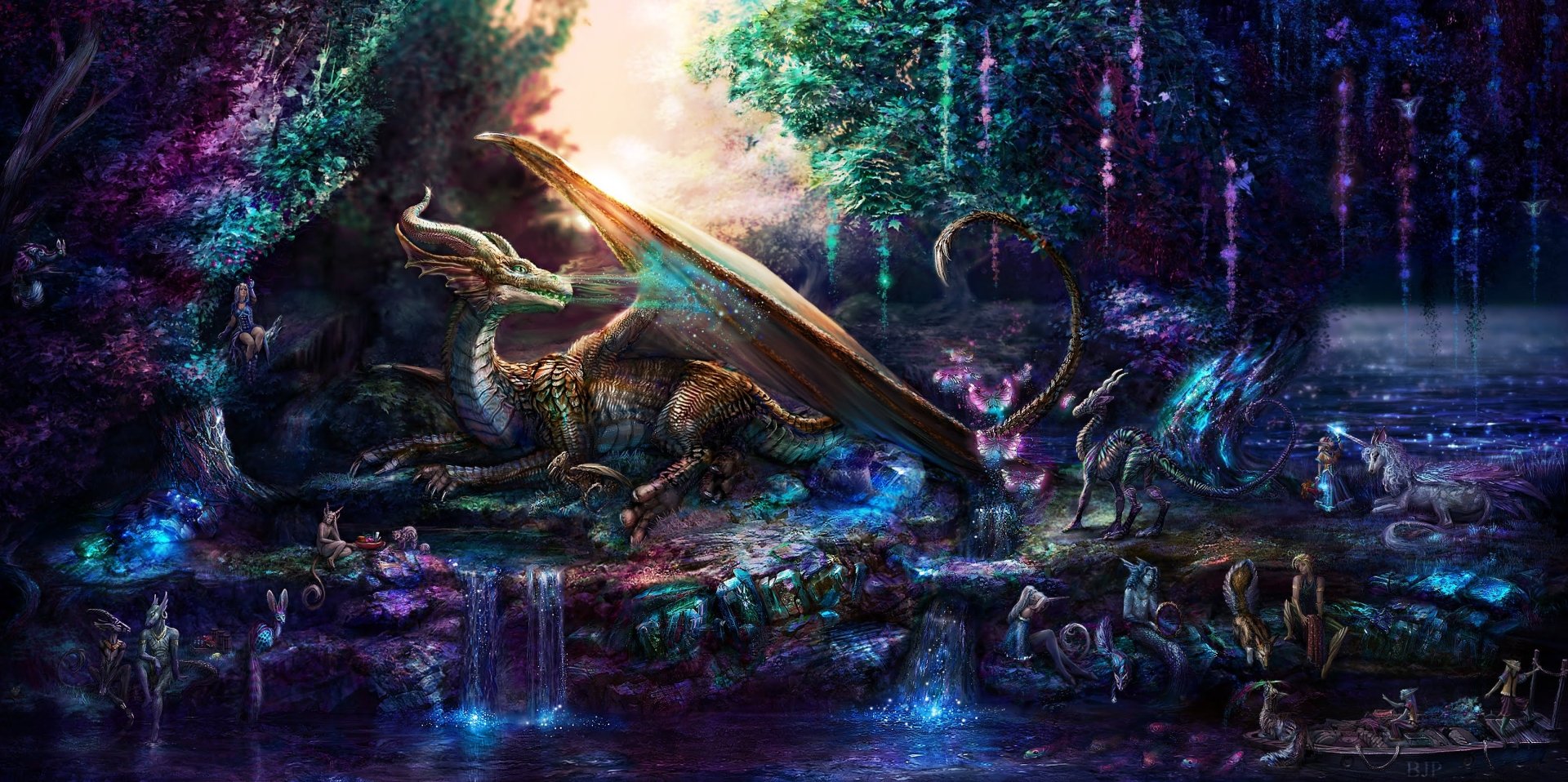 Download Fantasy Dragon HD Wallpaper