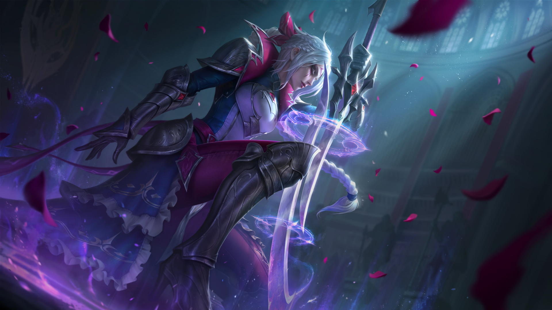 Diana's Might: Stunning 4K League of Legends Epic Wallpaper