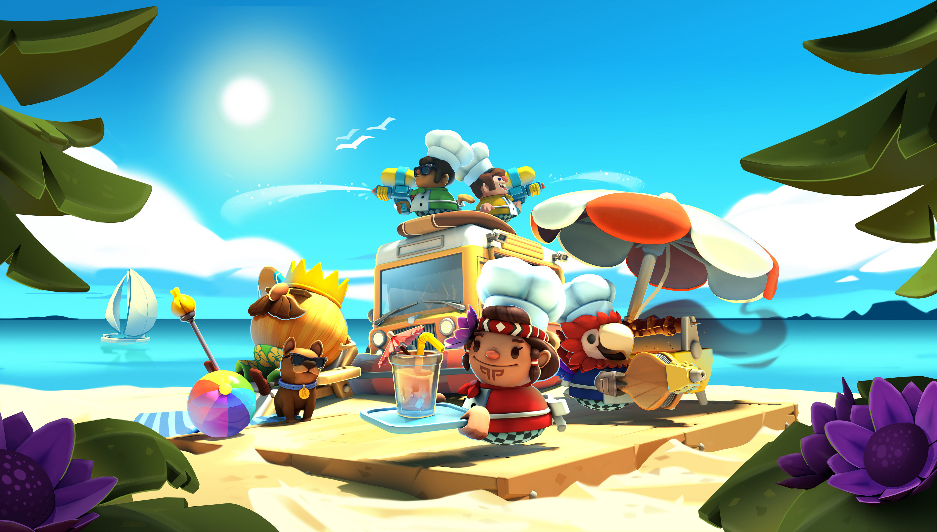 Download Video Game Overcooked 2 4k Ultra HD Wallpaper by luke viljoen